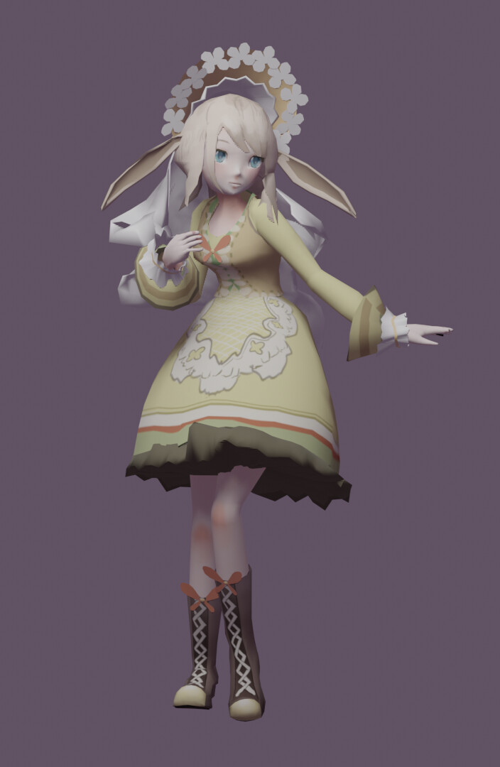 ArtStation - Anime Bunny girl
