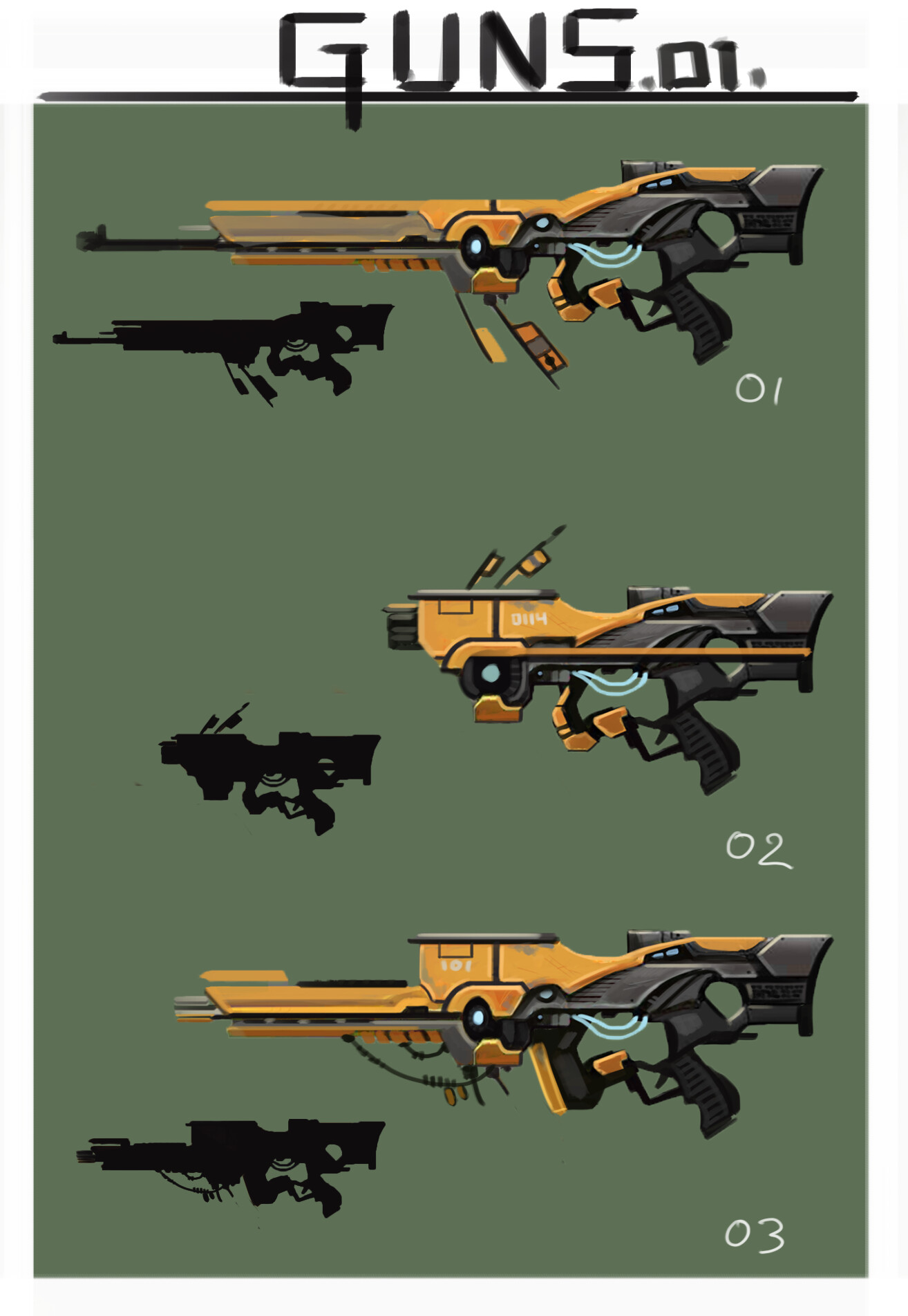 ArtStation - Guns - concept