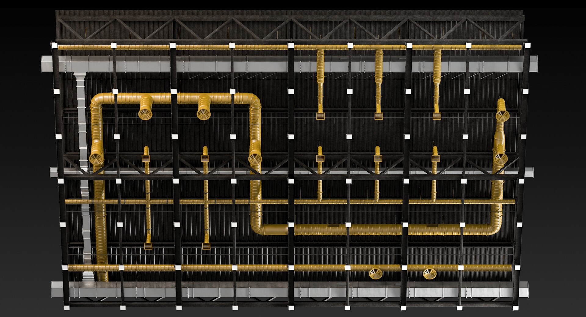 ArtStation - Realistic 3D model of Ceiling Ventilation