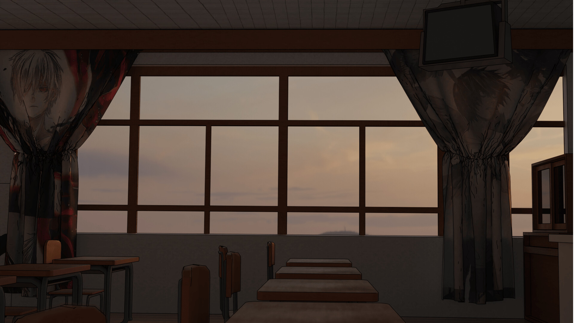 ArtStation - Japanese classroom