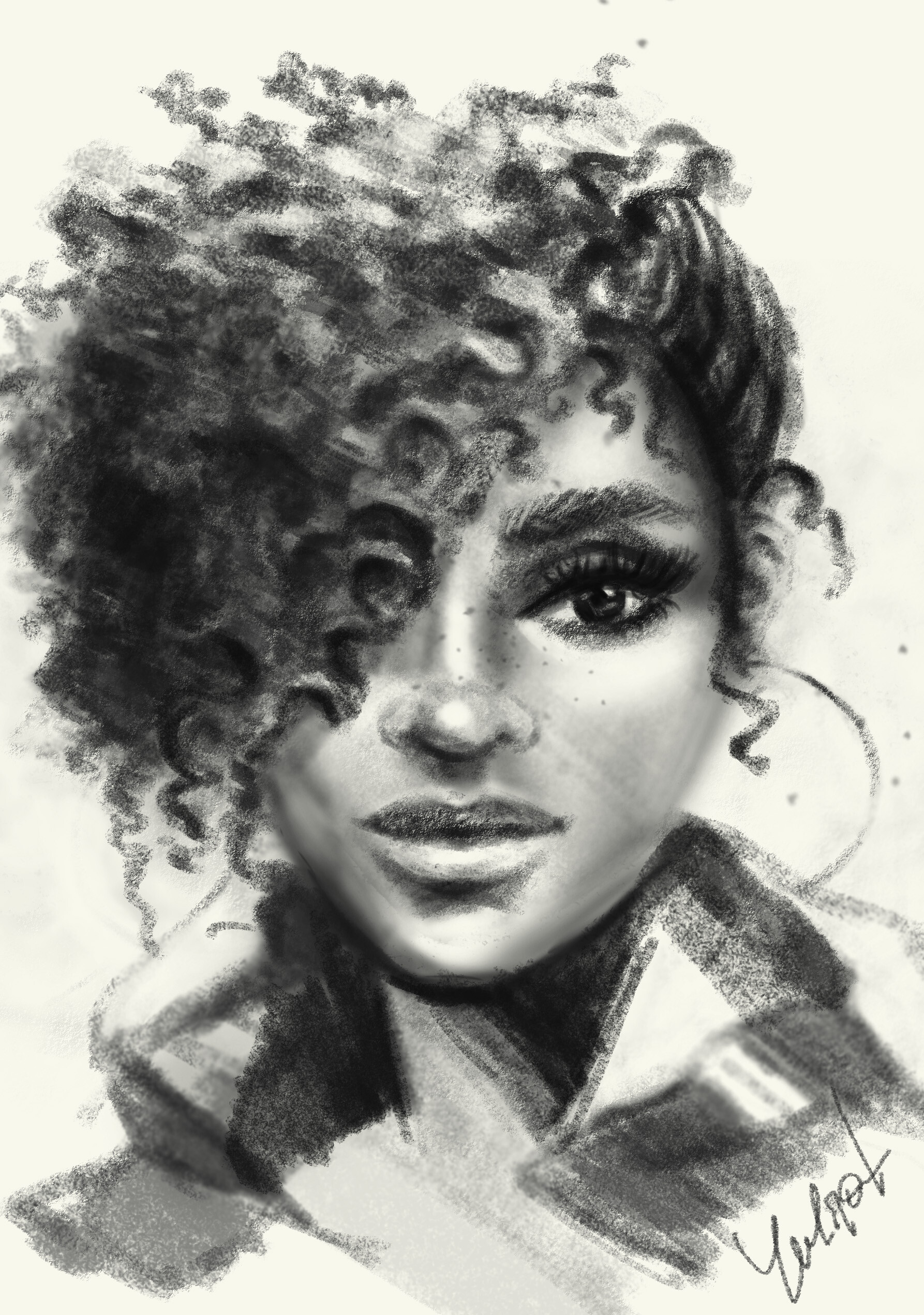 ArtStation - curly girl