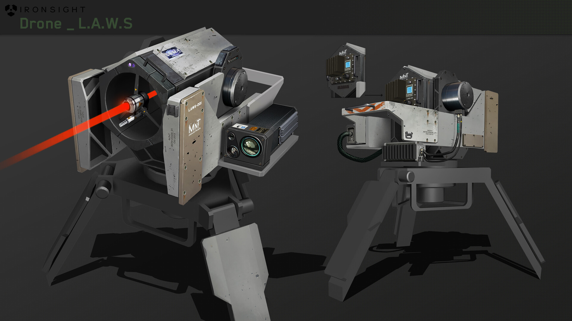 ArtStation - laser weapon system