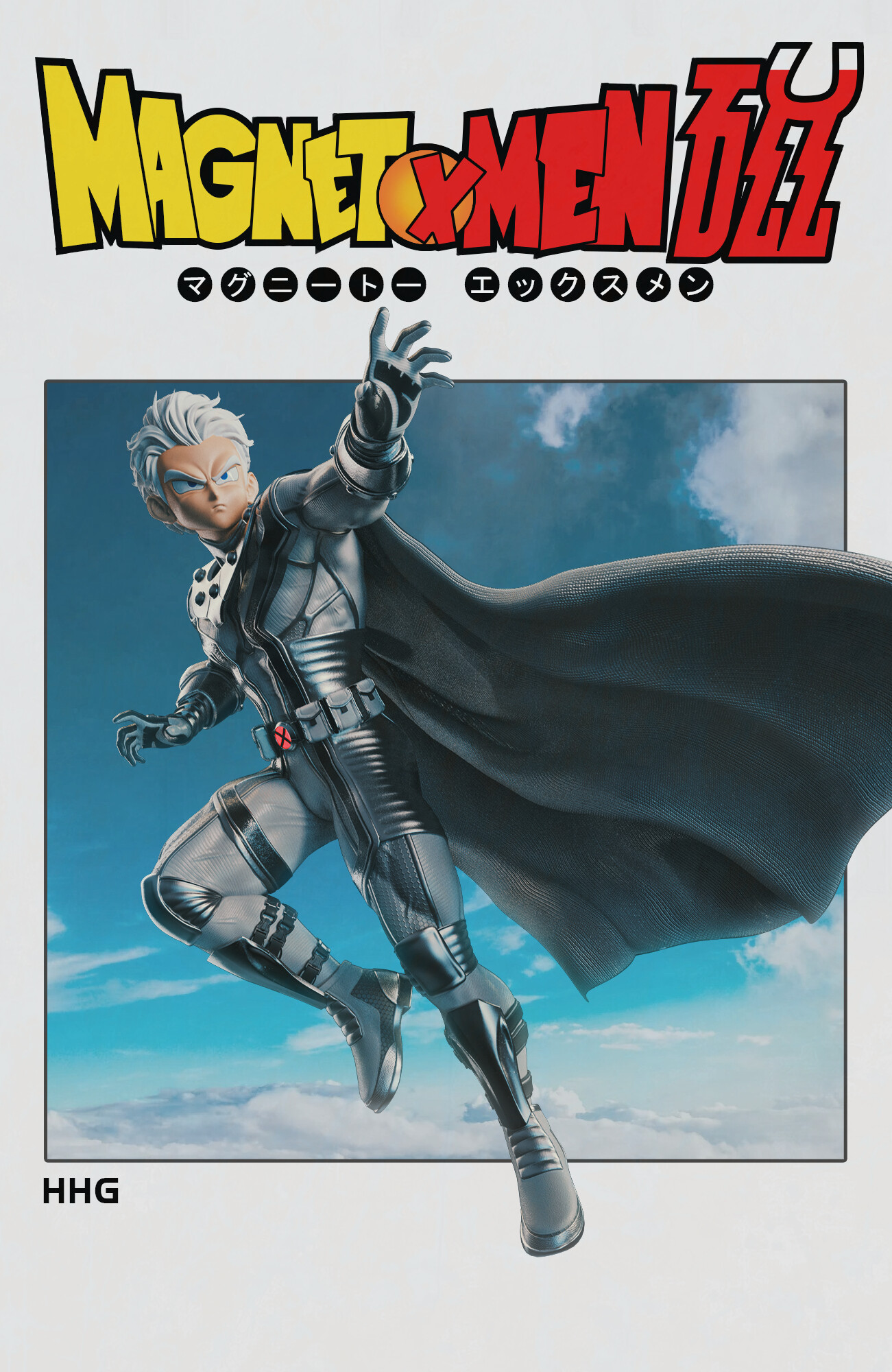 ArtStation - Magneto with Dragonball style face