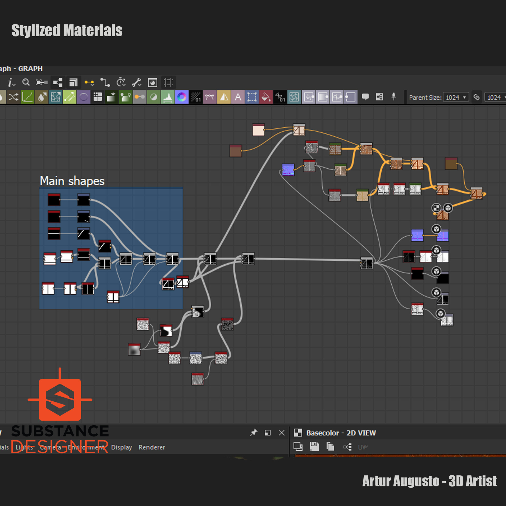 Artur Augusto - Stylized Materials - Substance Designer