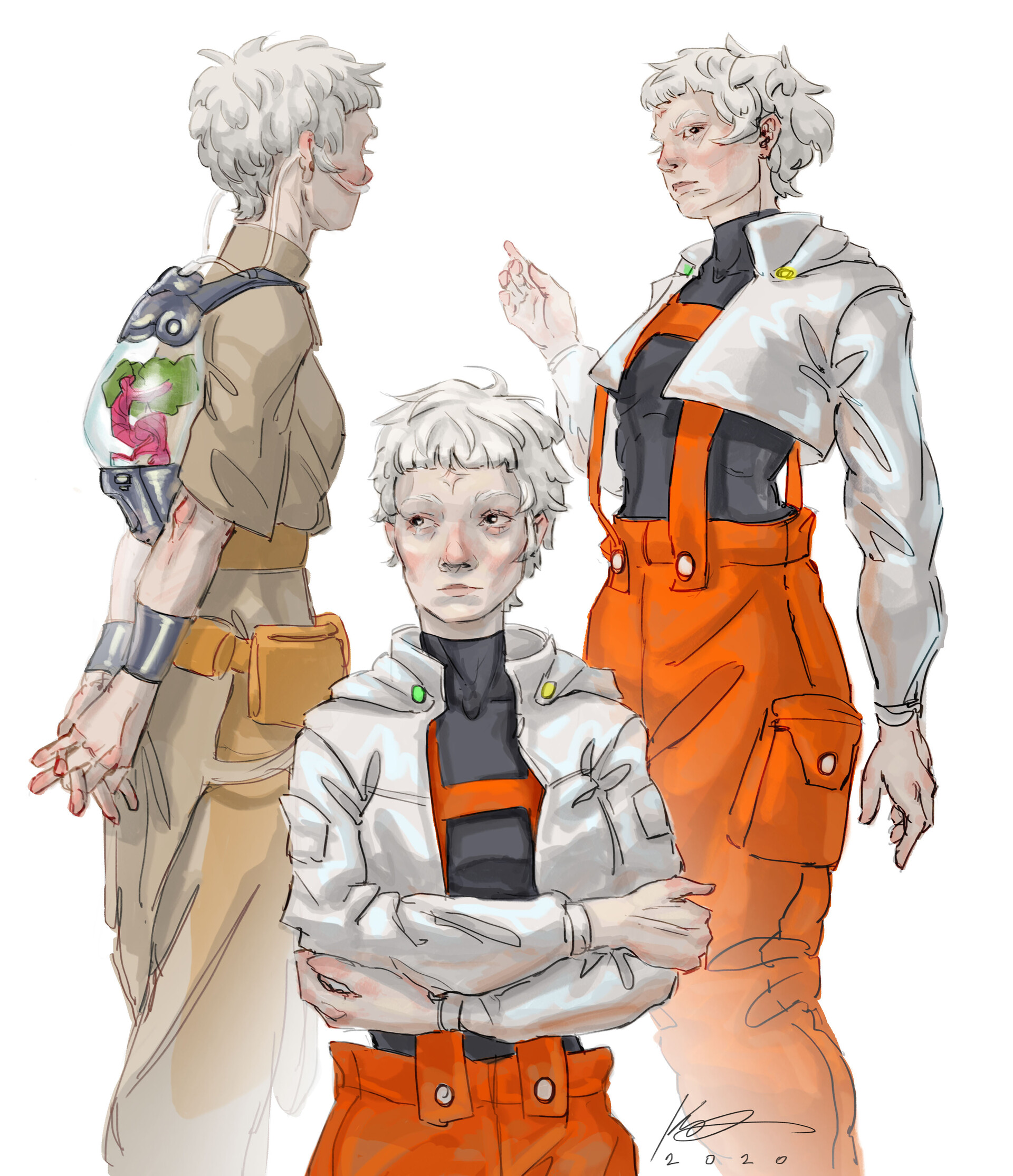 ArtStation - Theno sketches