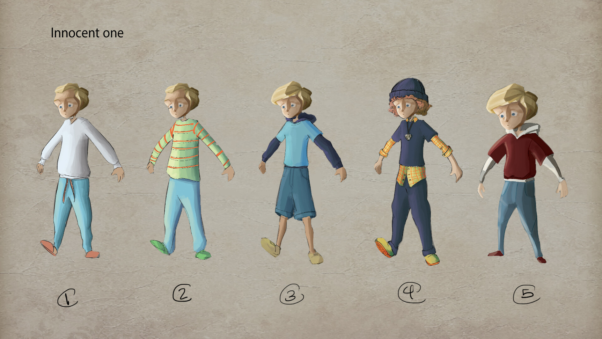 ArtStation - Innocent one character design