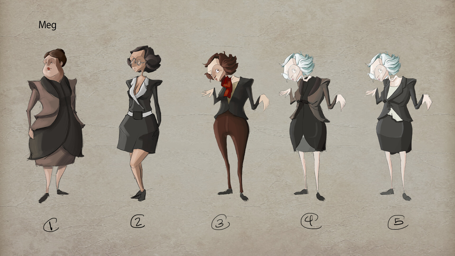 ArtStation - Meg character design