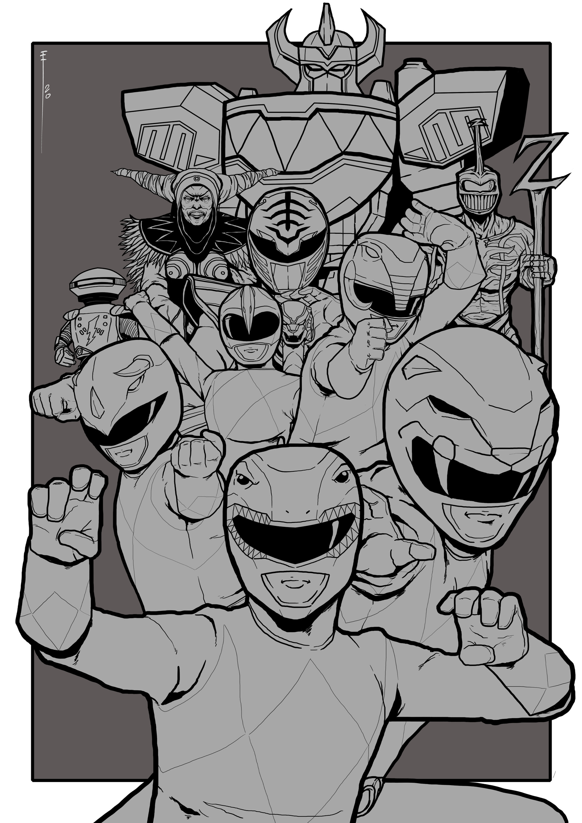 lord zedd power rangers coloring pages