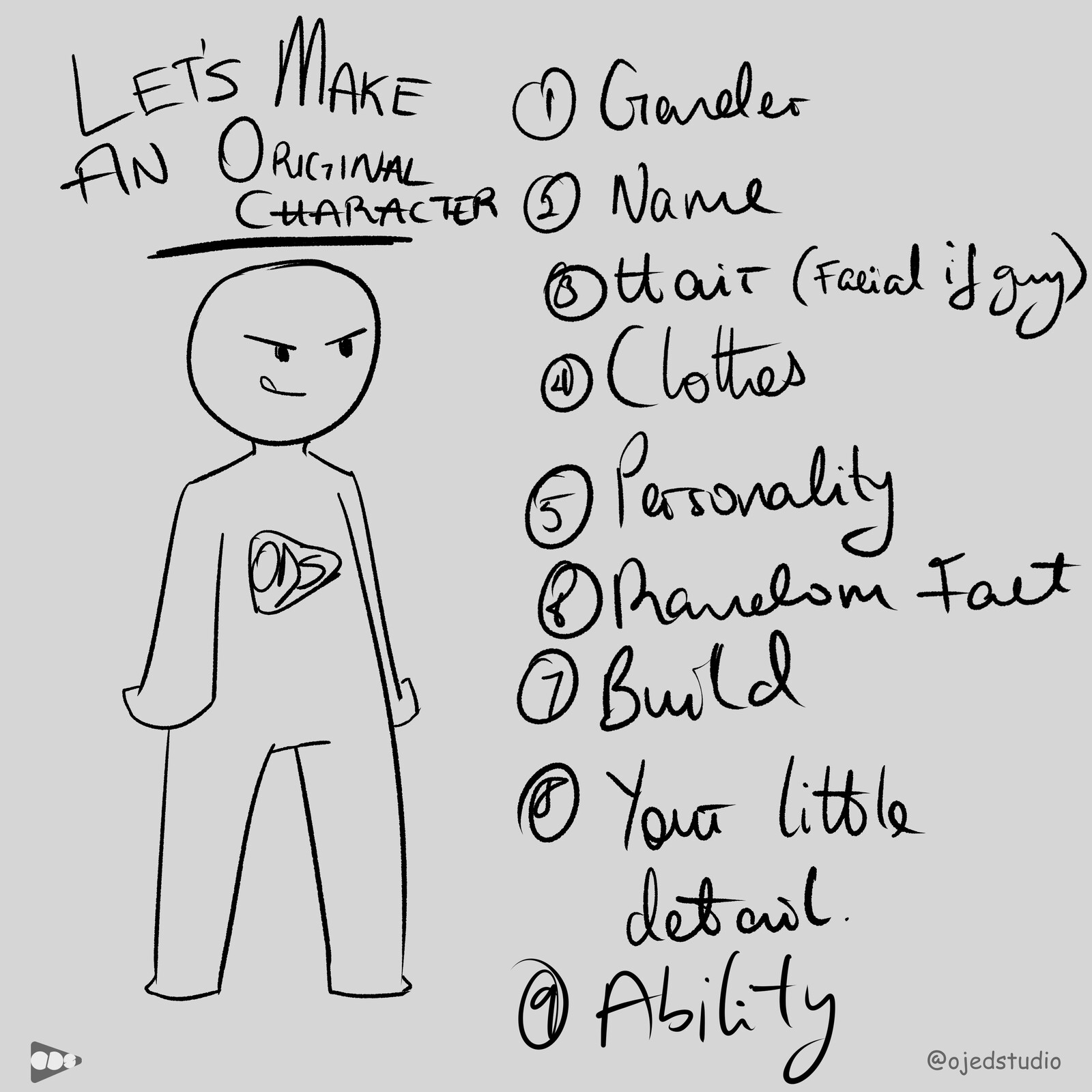 OjeDStudio - Let’s Create An OC