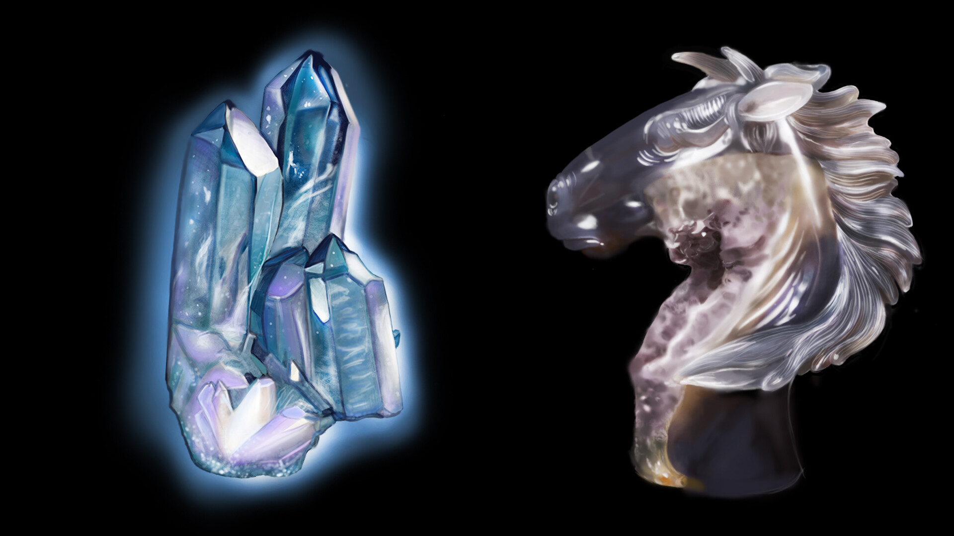 ArtStation - Material Practice-crystal