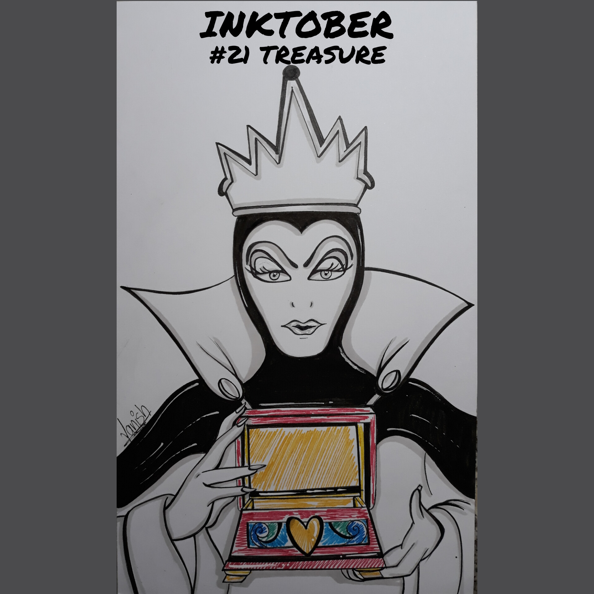 ArtStation - •INKTOBER 2019 #21 TREASURE•