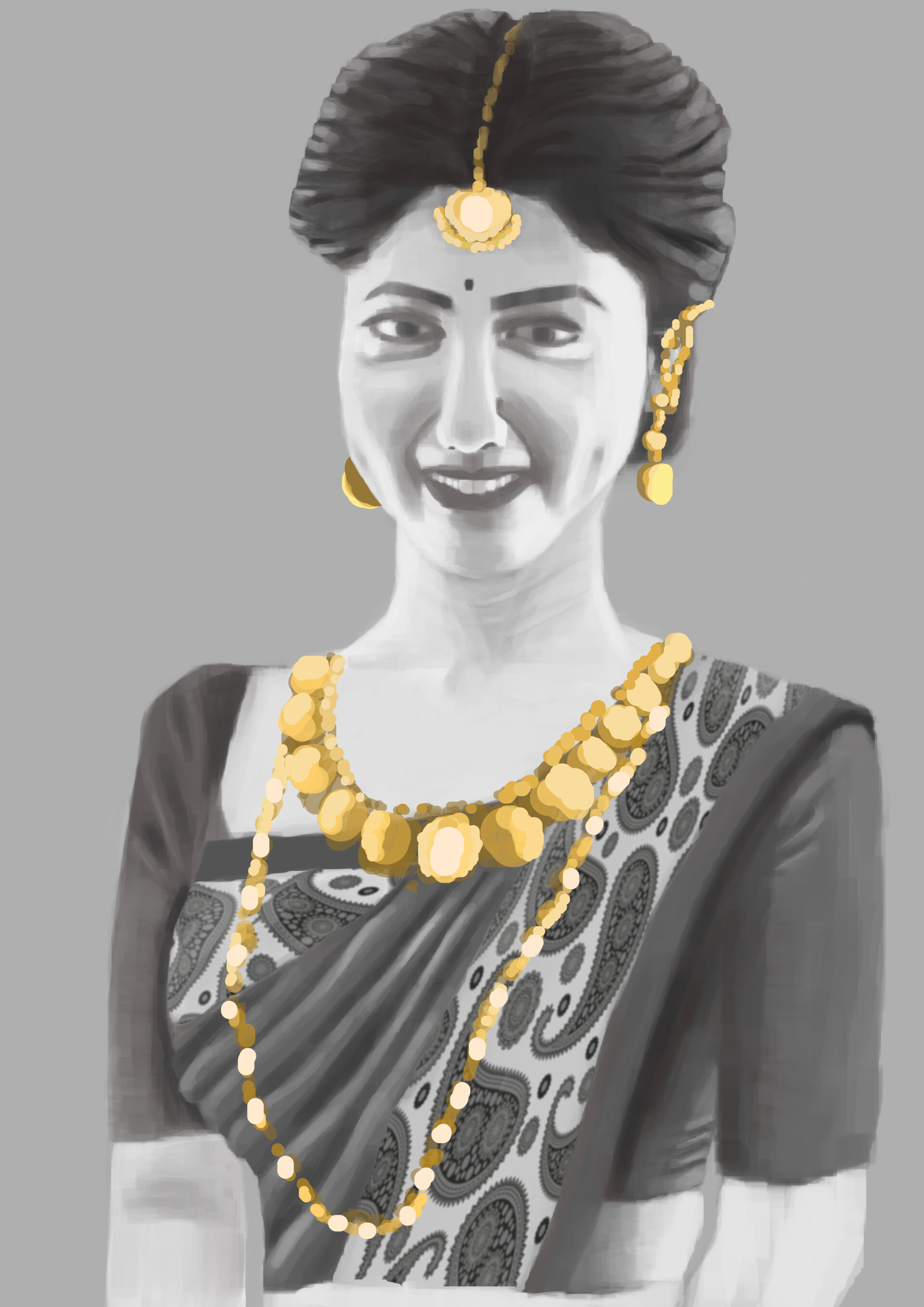 ArtStation - South Indian Girl