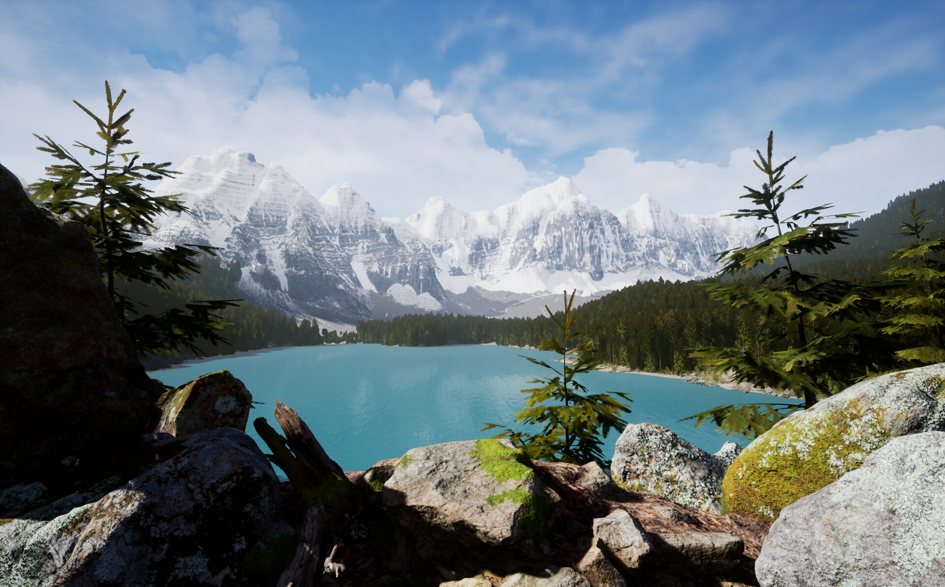 ArtStation - Moraine Lake
