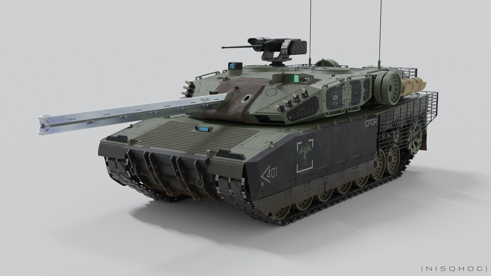 Nisqhog - Colonial Railgun Tank