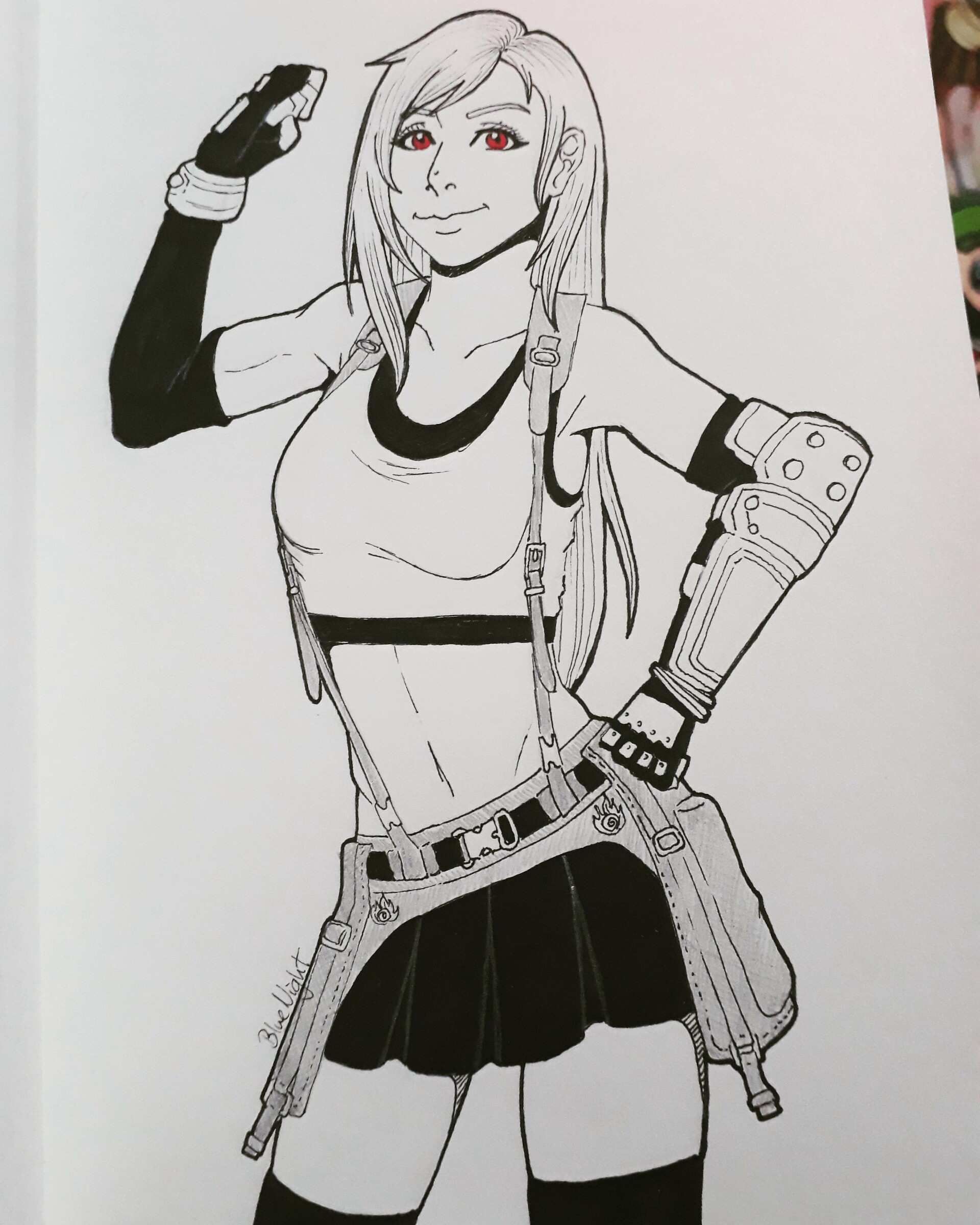 ArtStation - Tifa Sketch