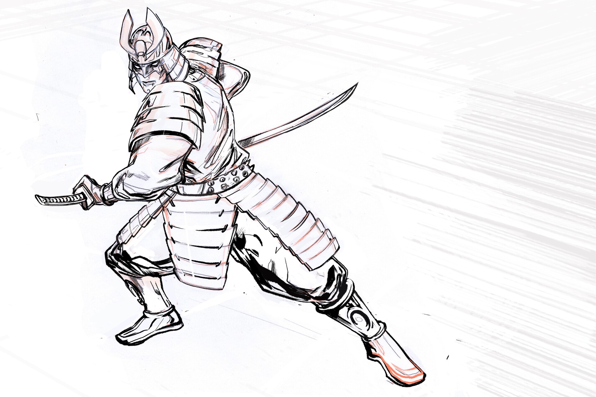 ArtStation - Silver samurai