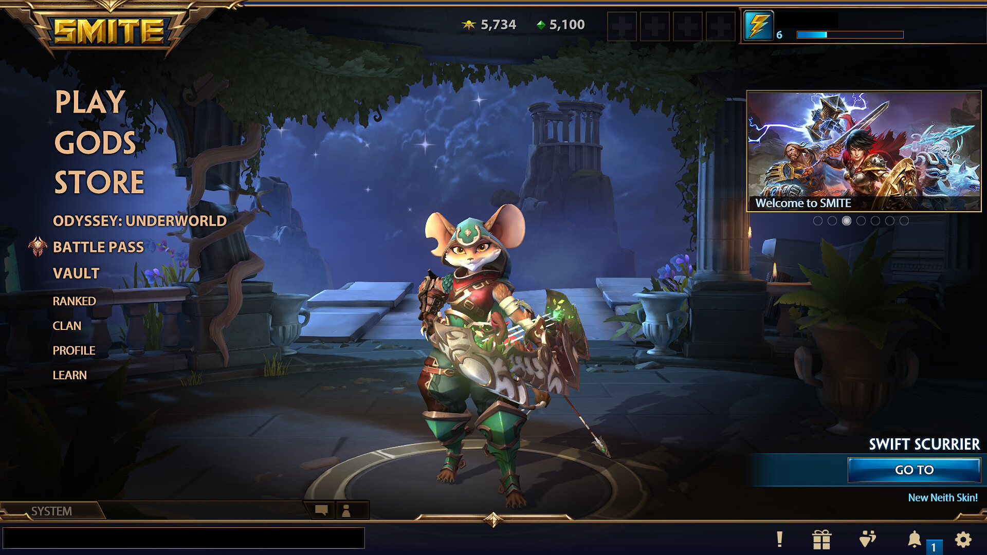 Justin McMillen - Neith - Swift Scurrier