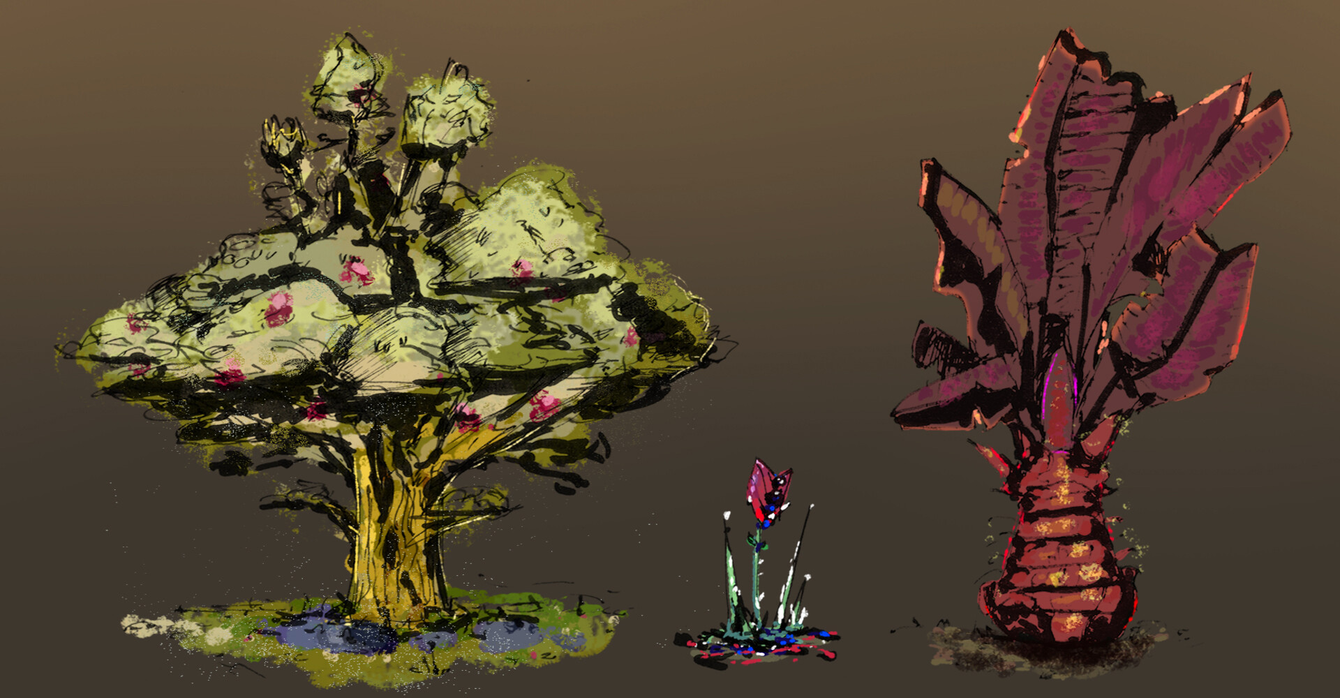 Johan Lasserre - 'Alien Plants' Concepts Johan Lasserre - 'Alien Plants' Concepts