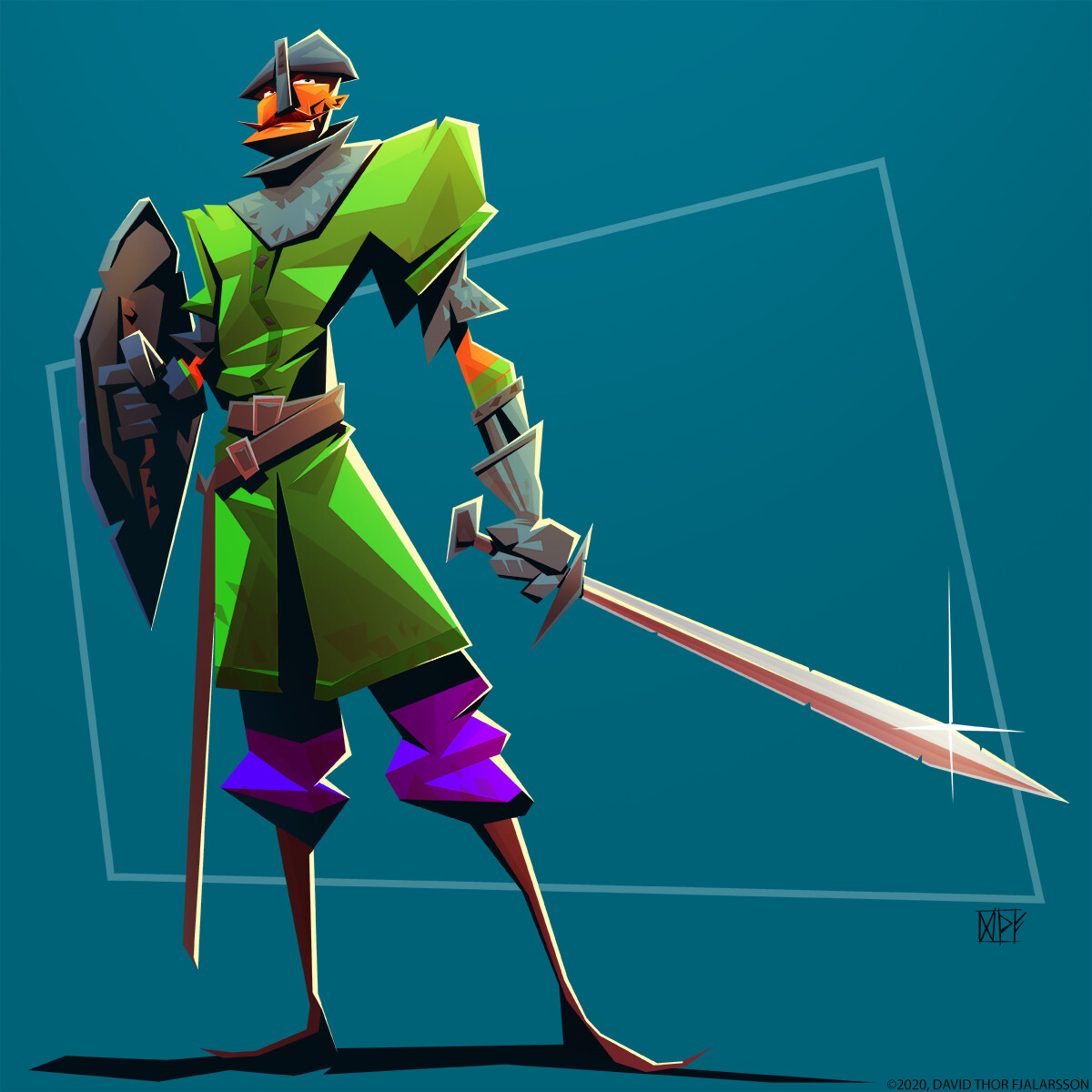 ArtStation - Medieval Card Art Characters