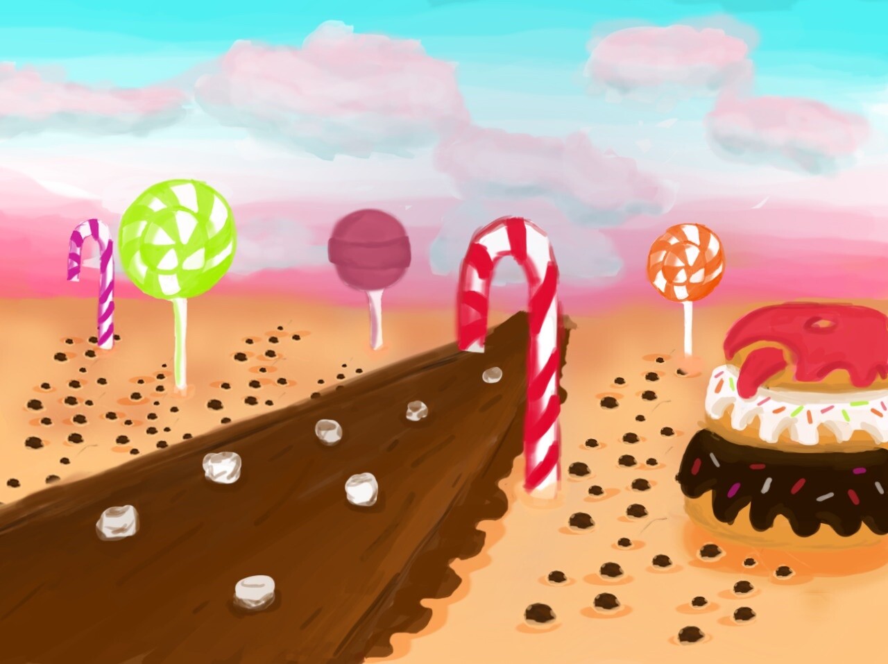 ArtStation - Candy world