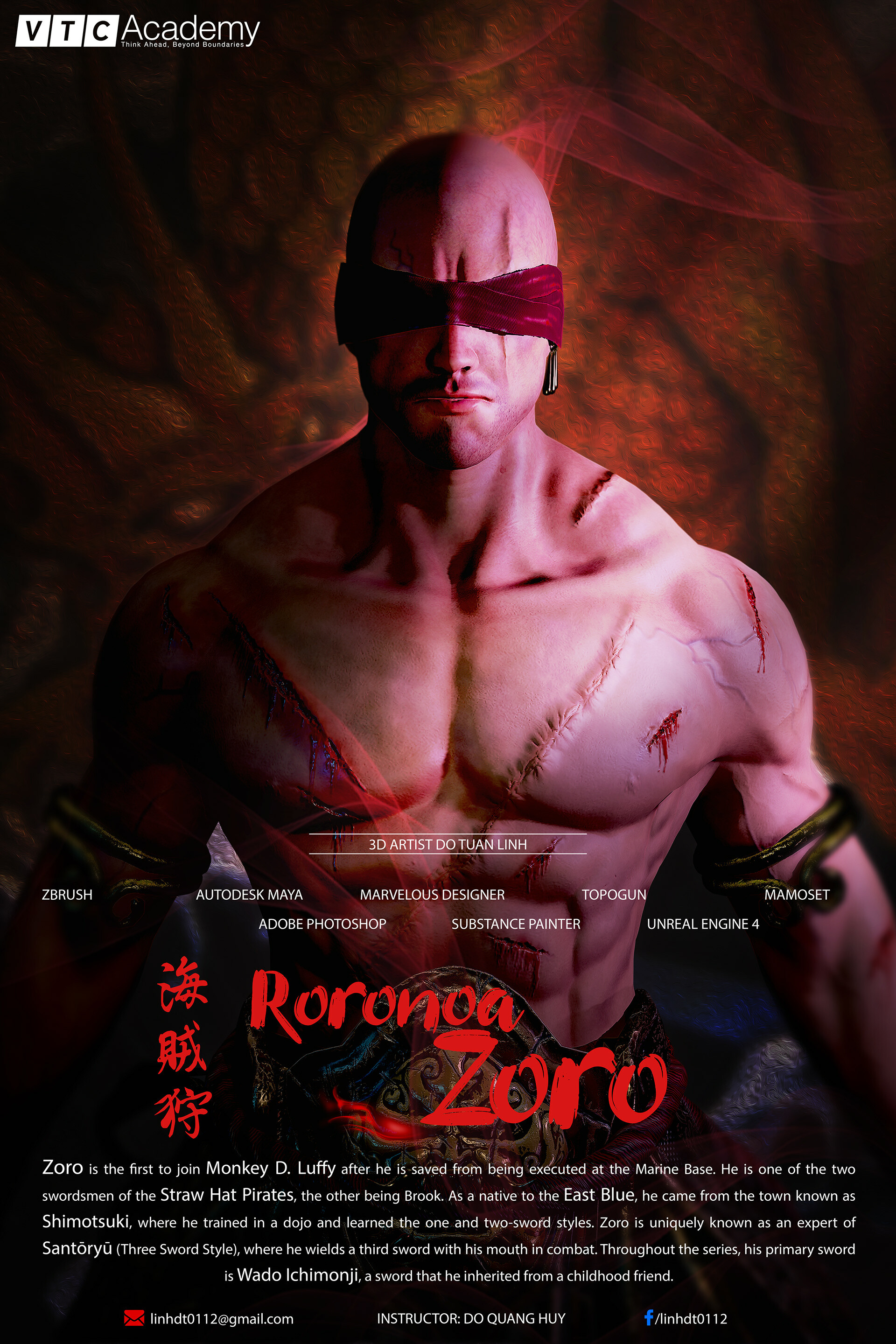 ArtStation - 3D Modeling - Zoro