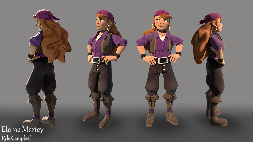 Kyle Campbell - Monkey Island 2 - Fan Models