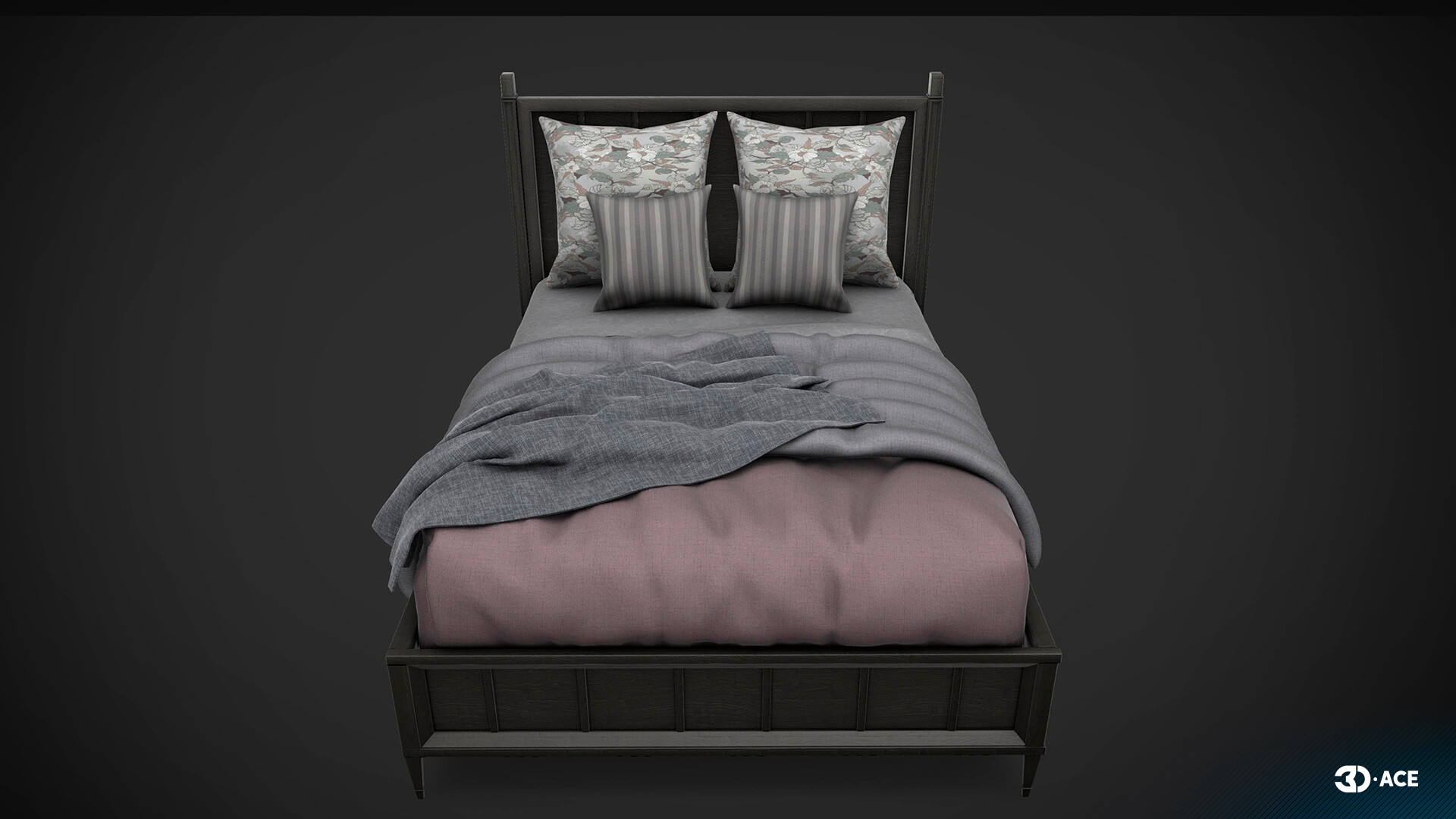 3D-Ace Studio - Furniture 3D visualization (Bed)