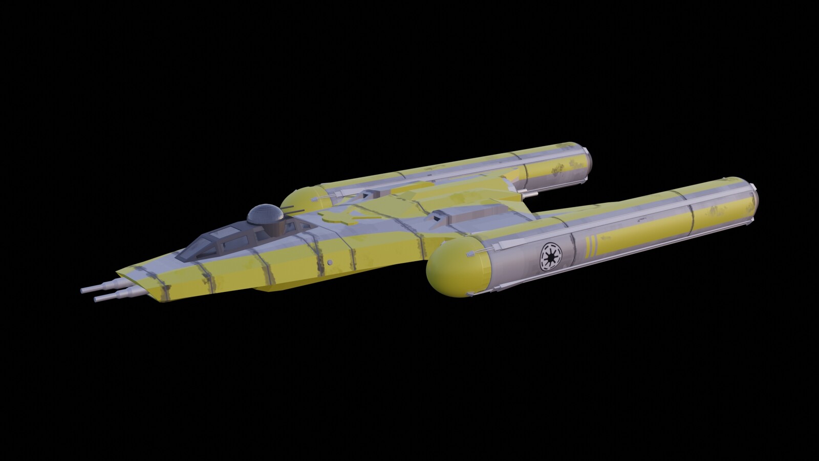 Berk Pelletier - Clone Wars Y-Wing Model