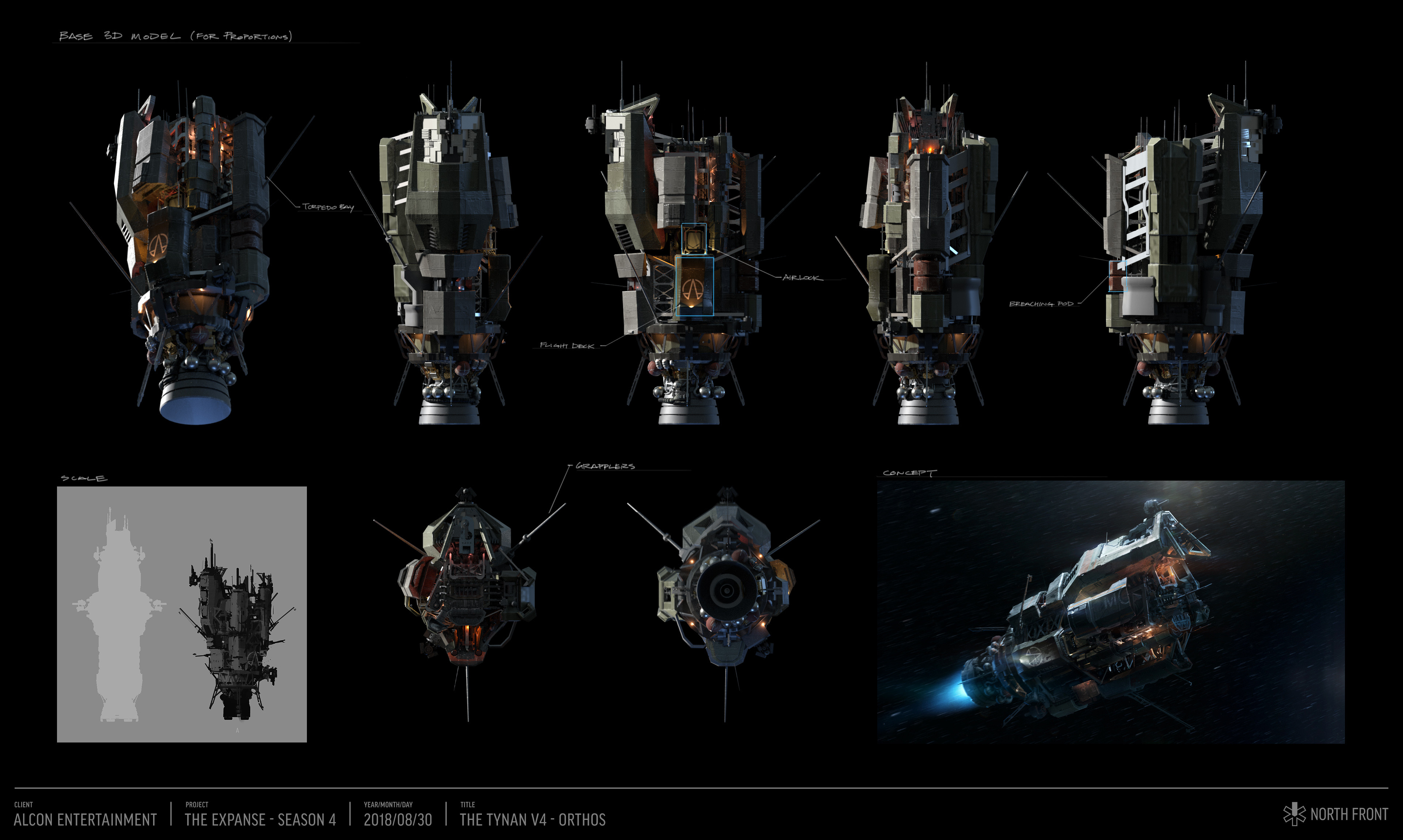 Frank Yang - The Expanse Season 4 - art dump