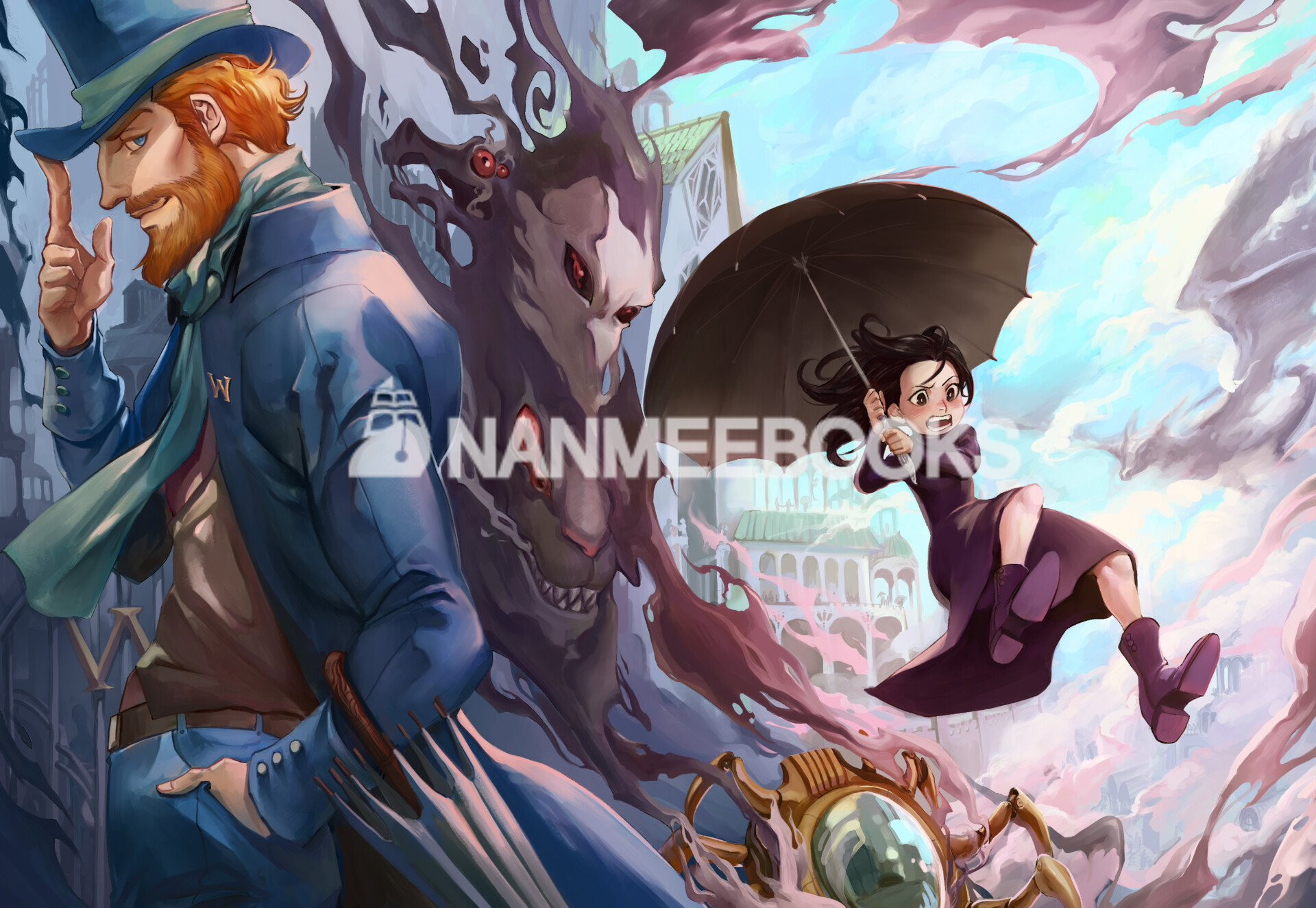 ArtStation - Nevermoor : The trialS of Morrigan Crow (Thai edition's cover)