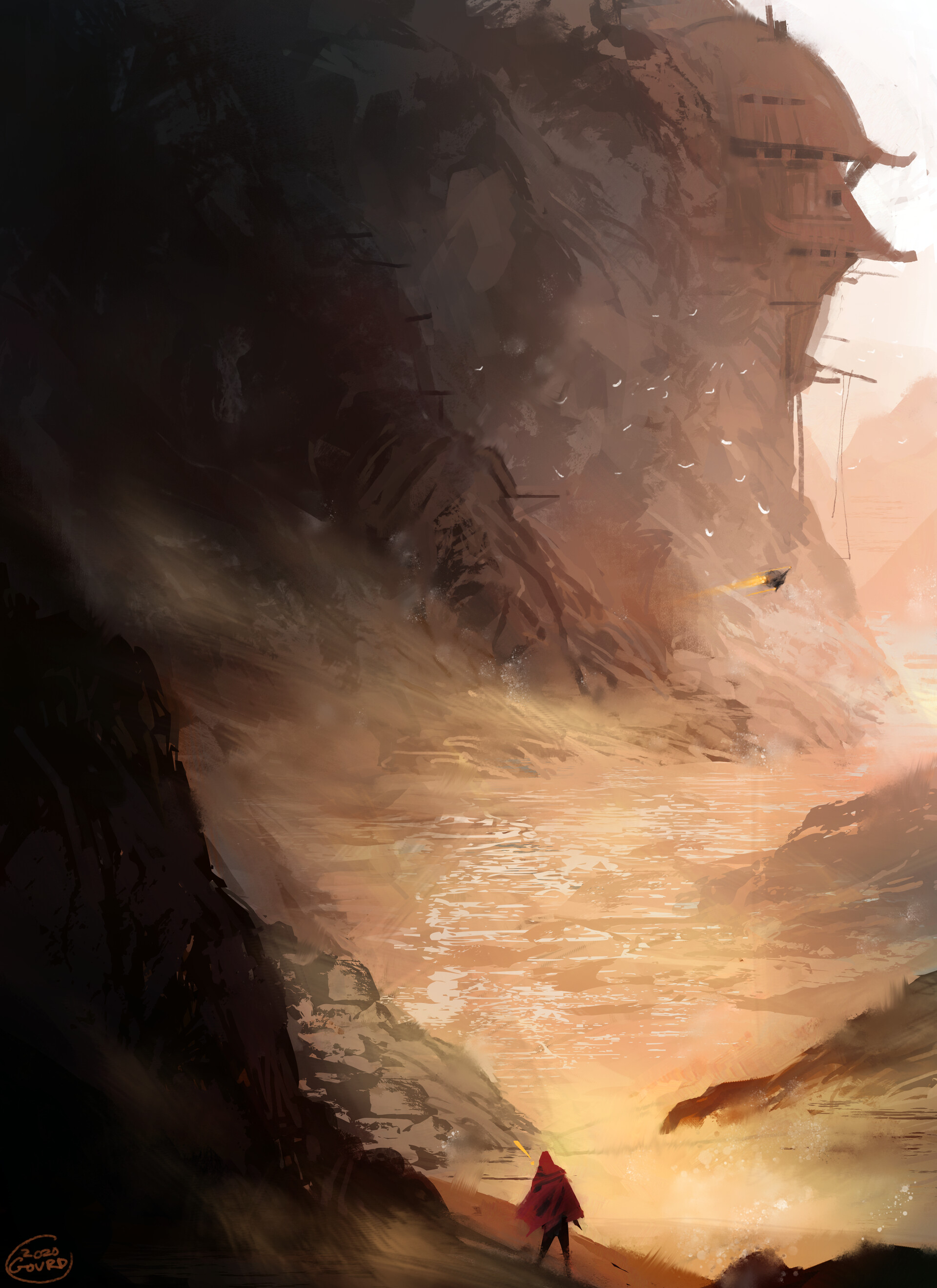 ArtStation - Cliffside temple