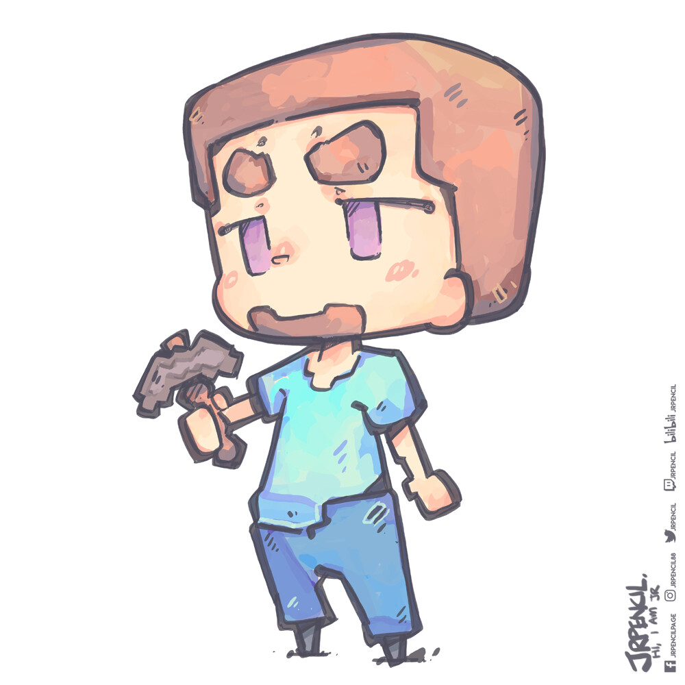 chibi steve