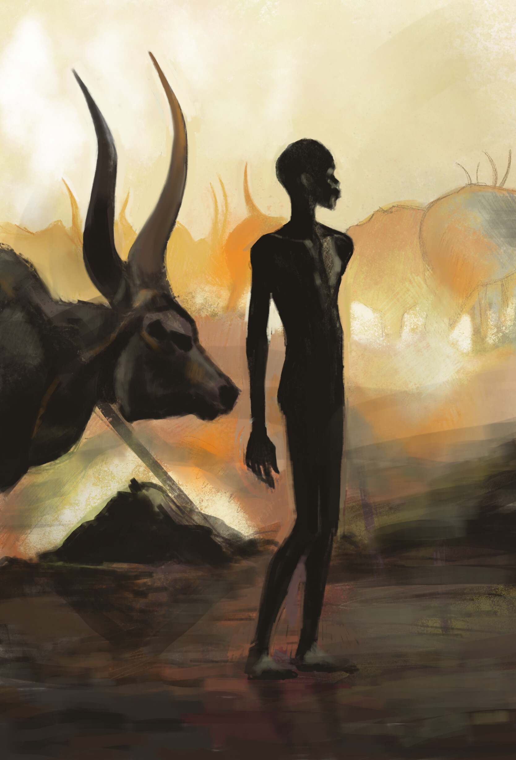 ArtStation - Boy in a desert