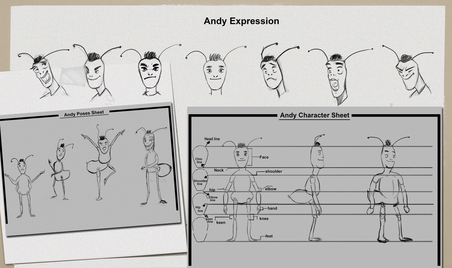 ArtStation - Ant Character Desing Sheet