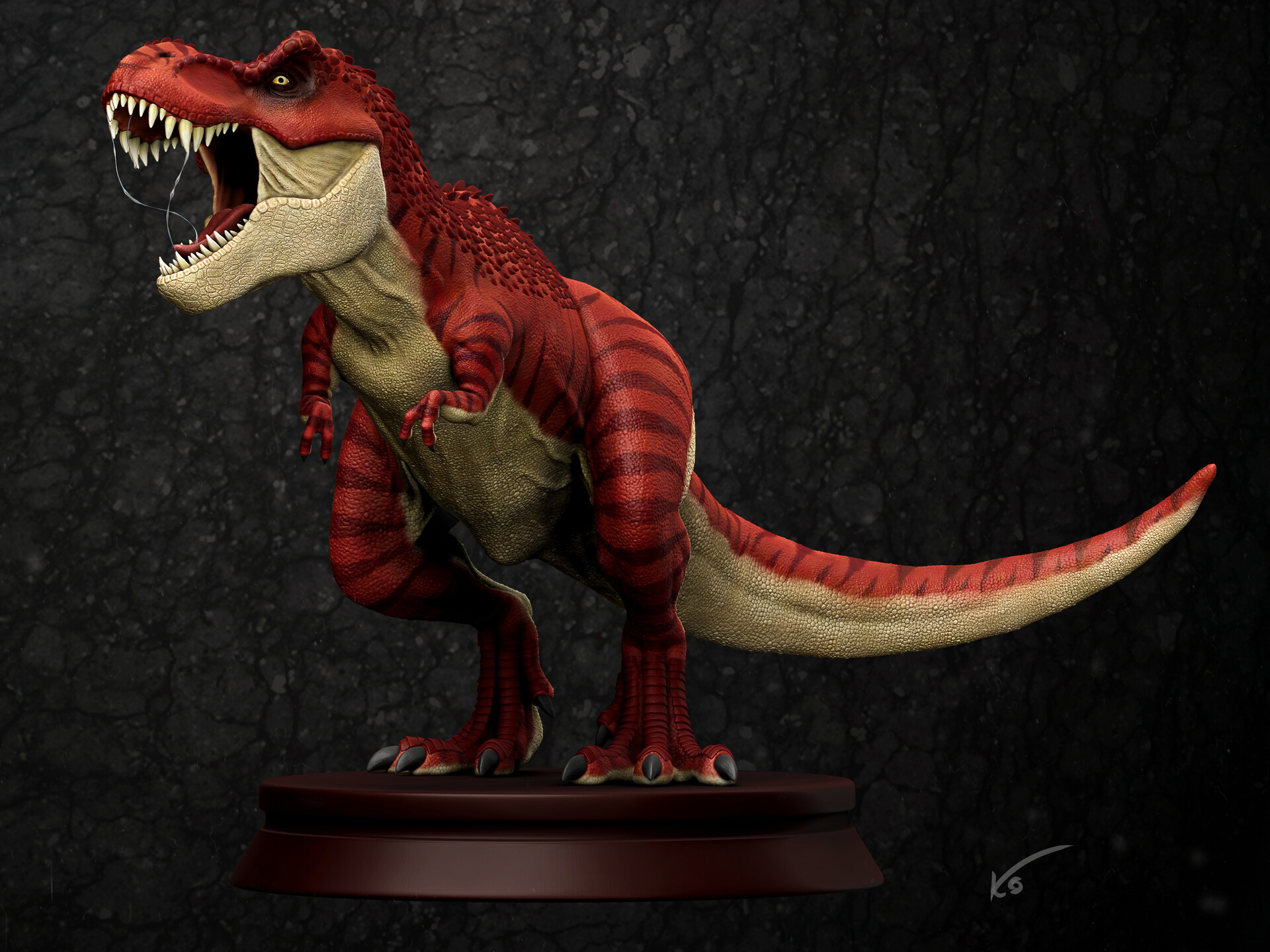 Márcio Ko - Red Tyrannosaurus Rex