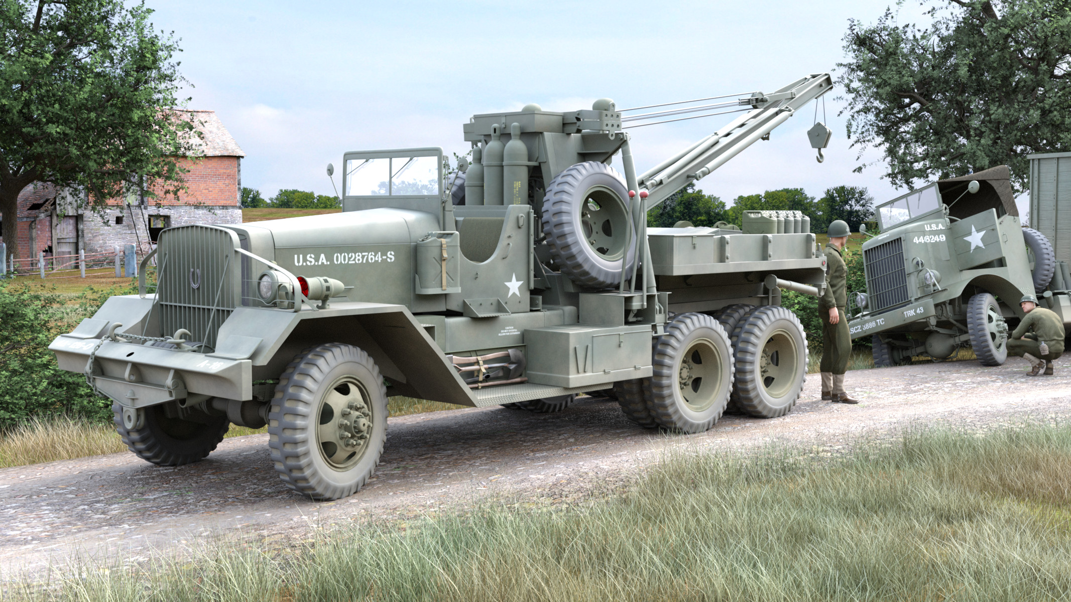 Westfield 3d - U.S.Army Ward Lafrance M1A1 Heavy Wrecker