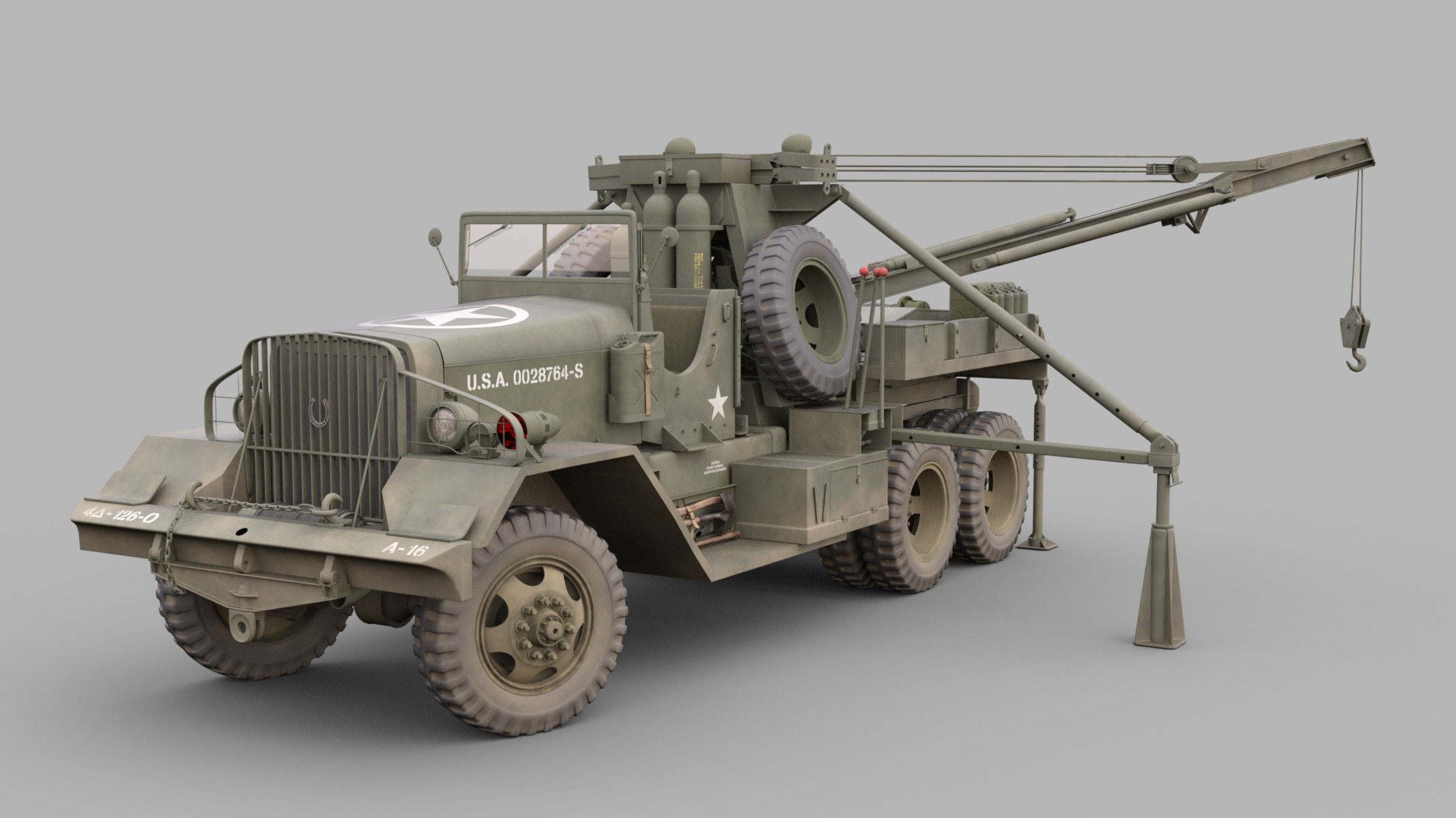 Westfield 3d - U.S.Army Ward Lafrance M1A1 Heavy Wrecker