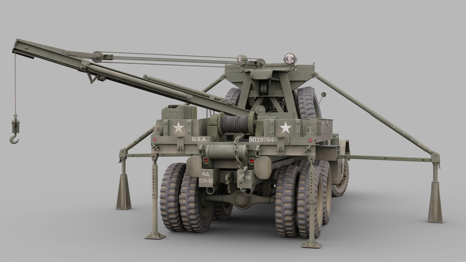 Westfield 3d - U.S.Army Ward Lafrance M1A1 Heavy Wrecker