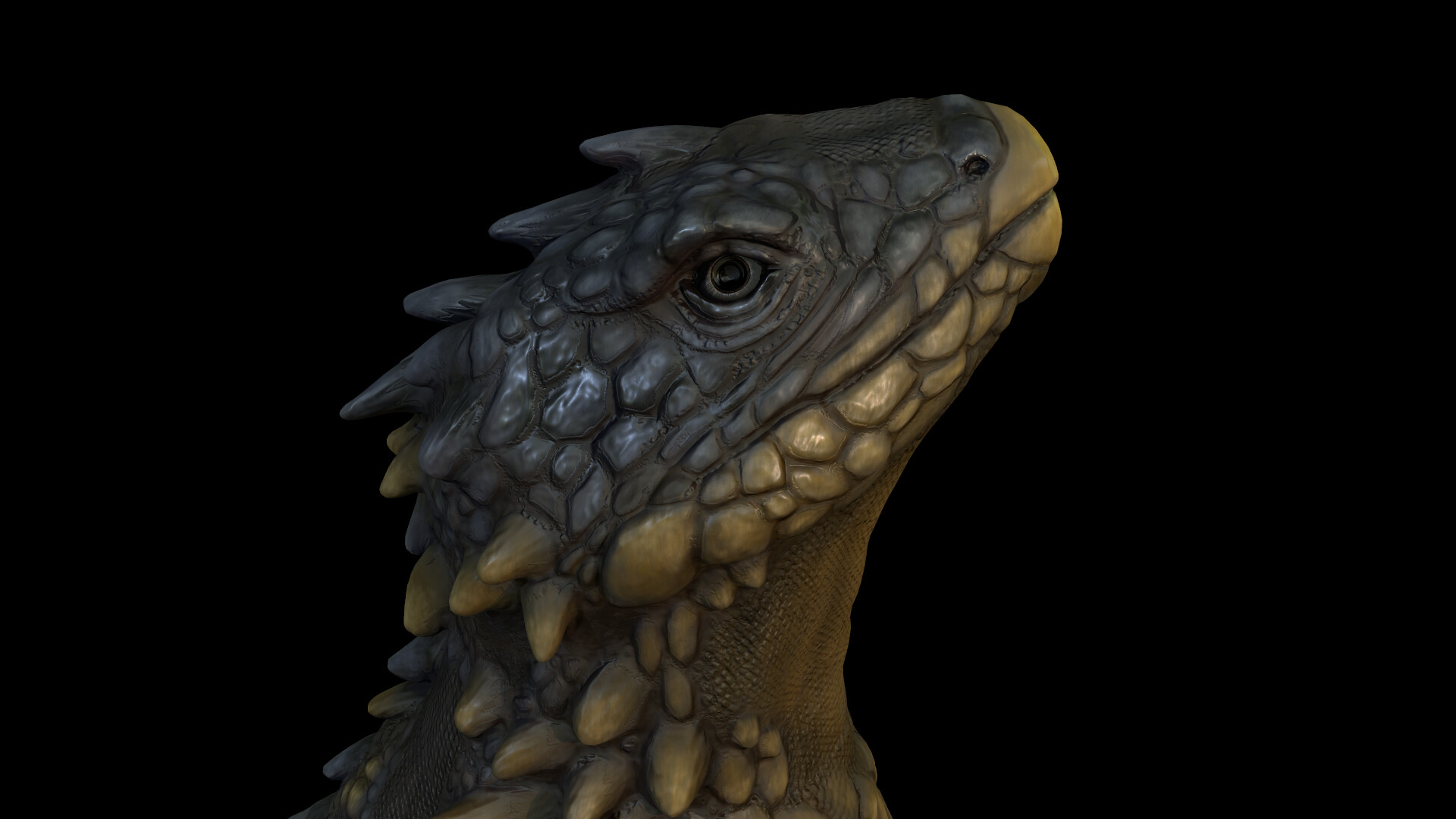 ArtStation - Lizard bust
