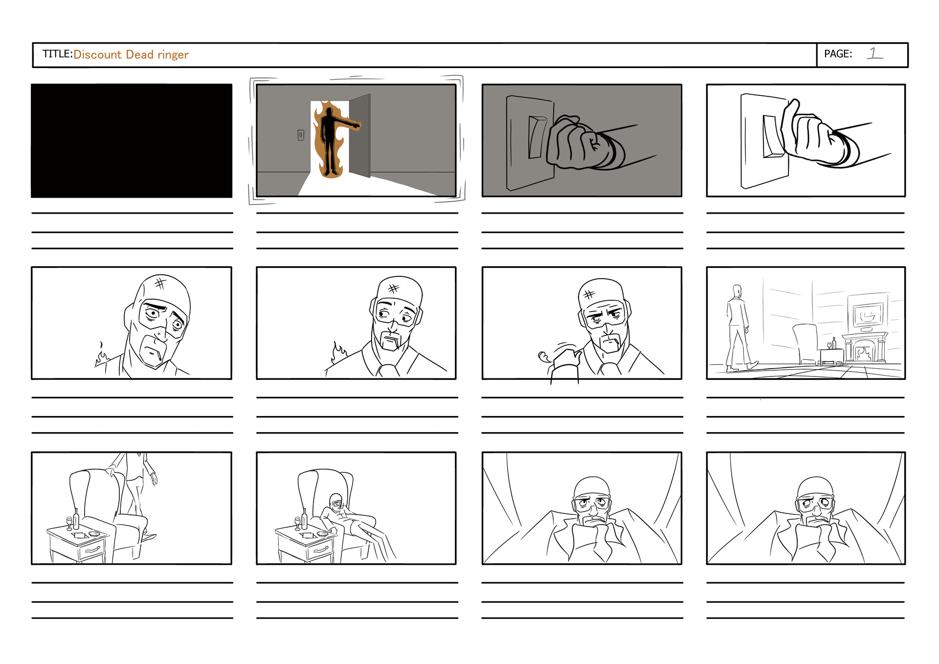 ArtStation - TF2 cartoon Storyboard