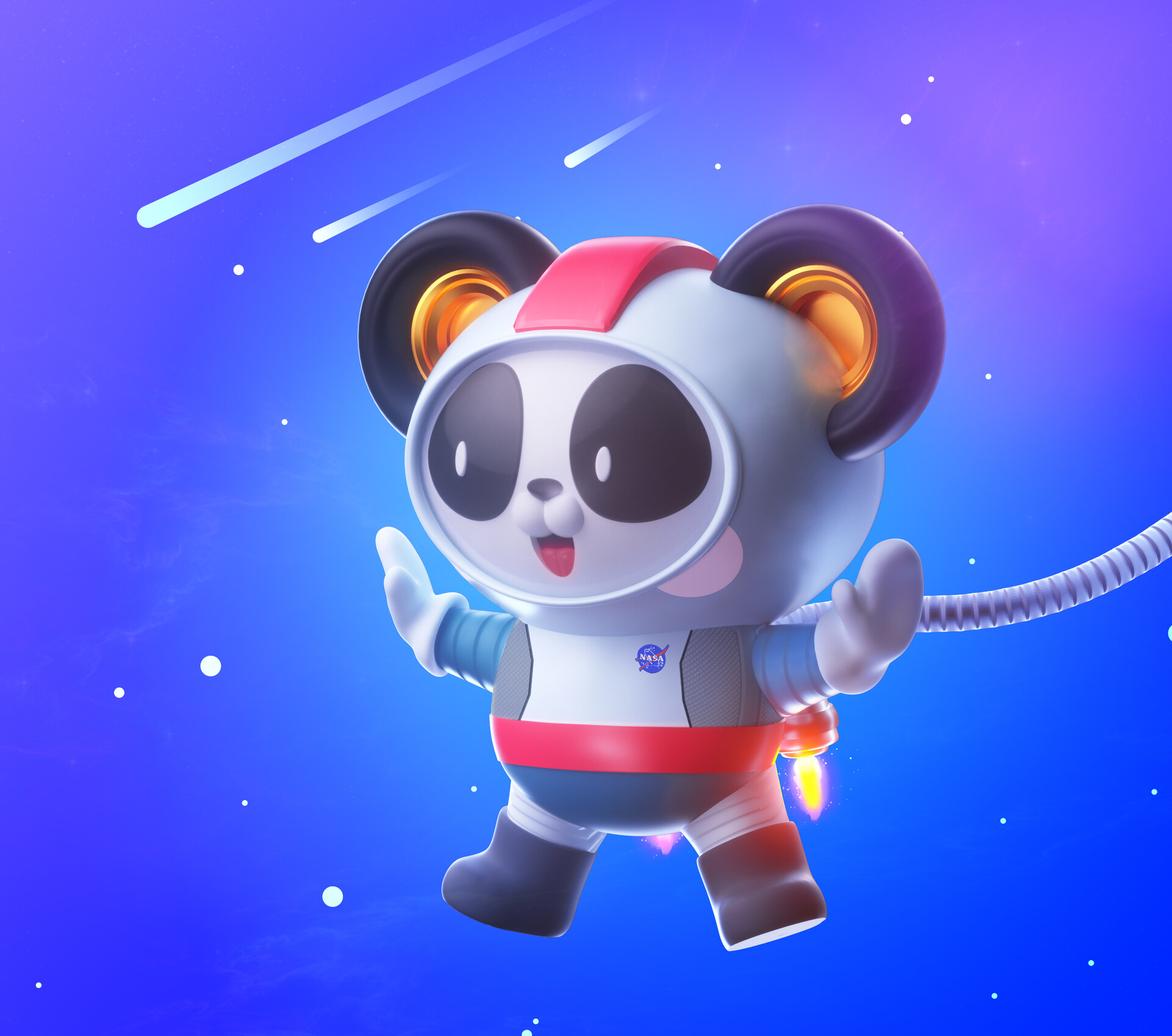 ArtStation - Panda Astronaut