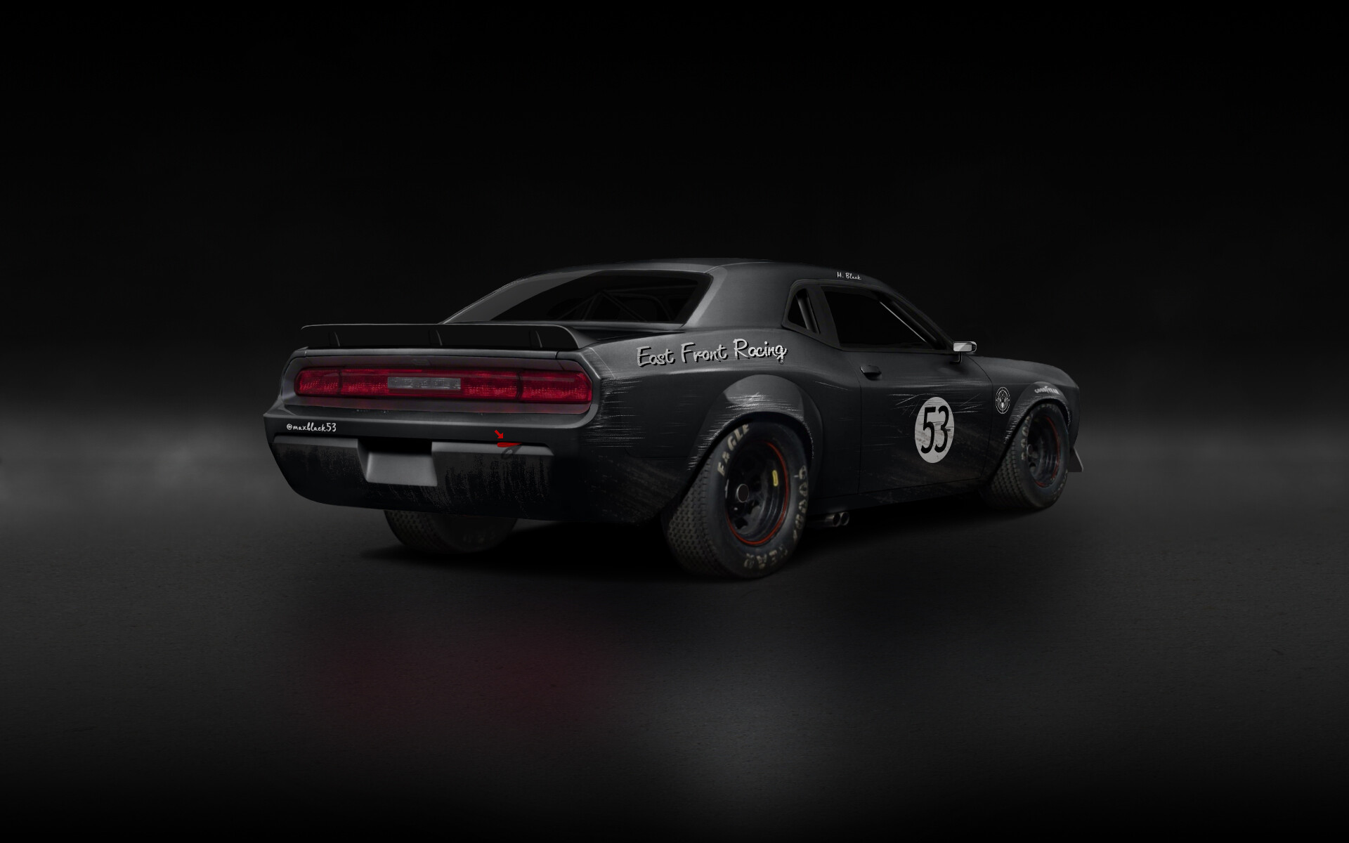 ArtStation - Dodge Challenger Trans-Am Race car