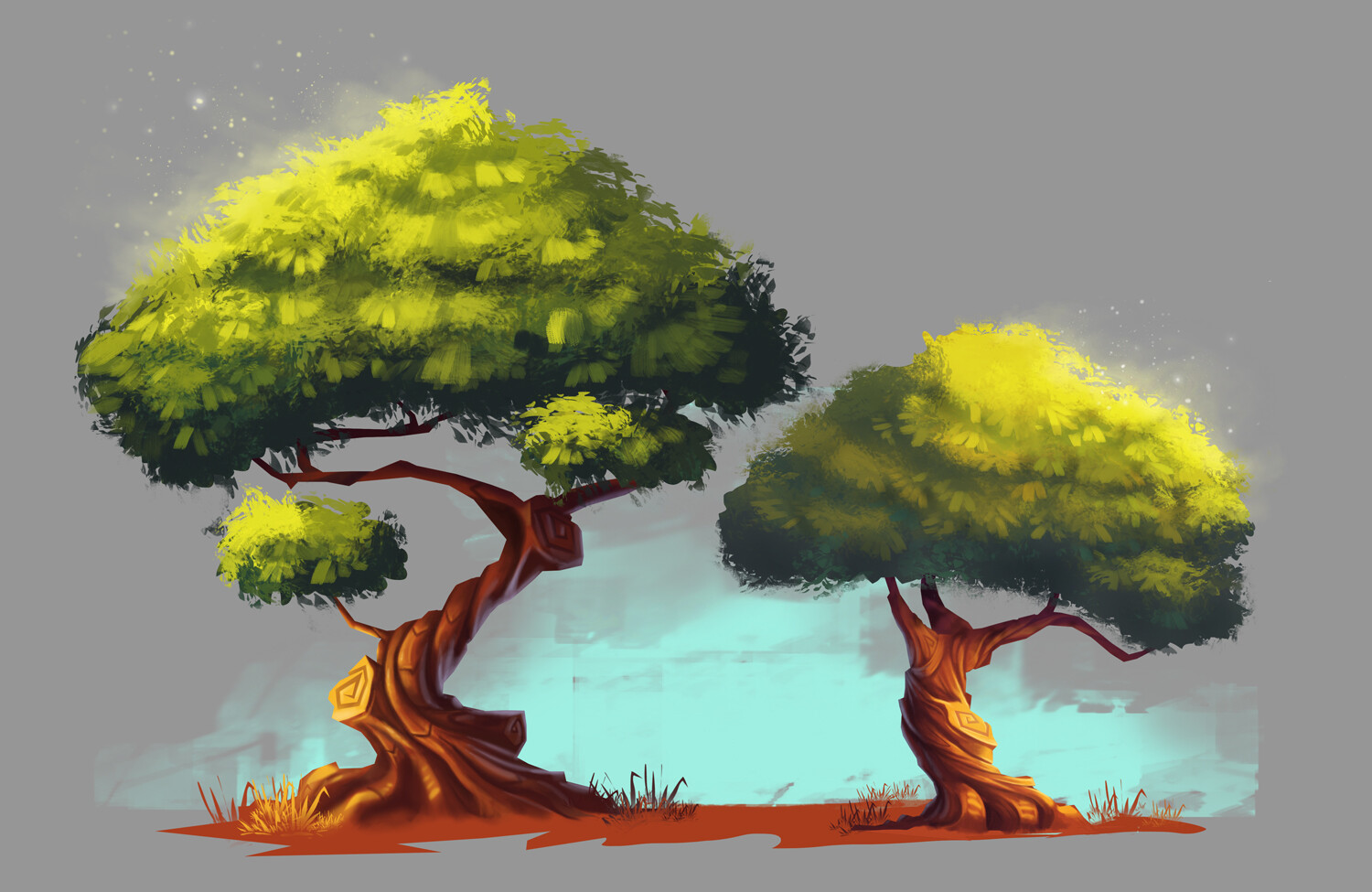 ArtStation - Stylized Trees
