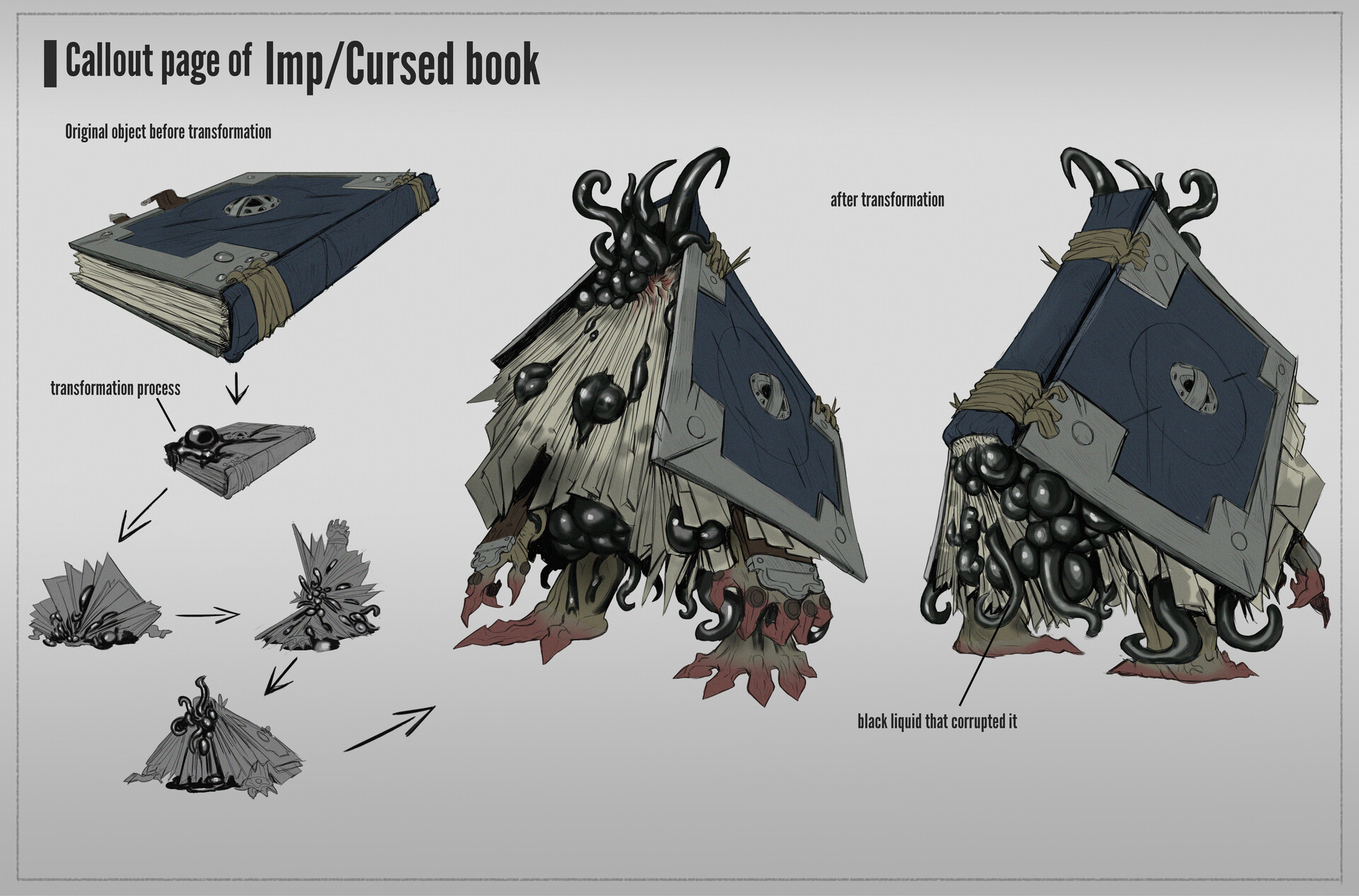 ArtStation - Imp - Cursed Book