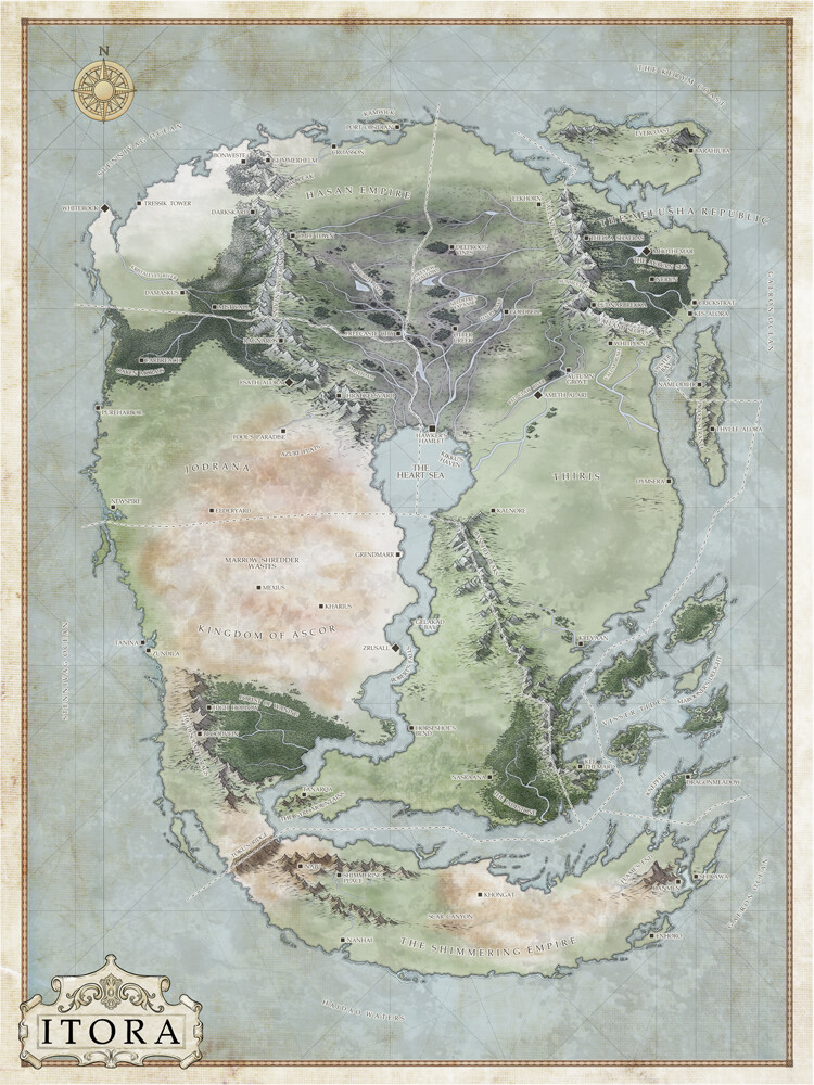 ArtStation - Map of Itora