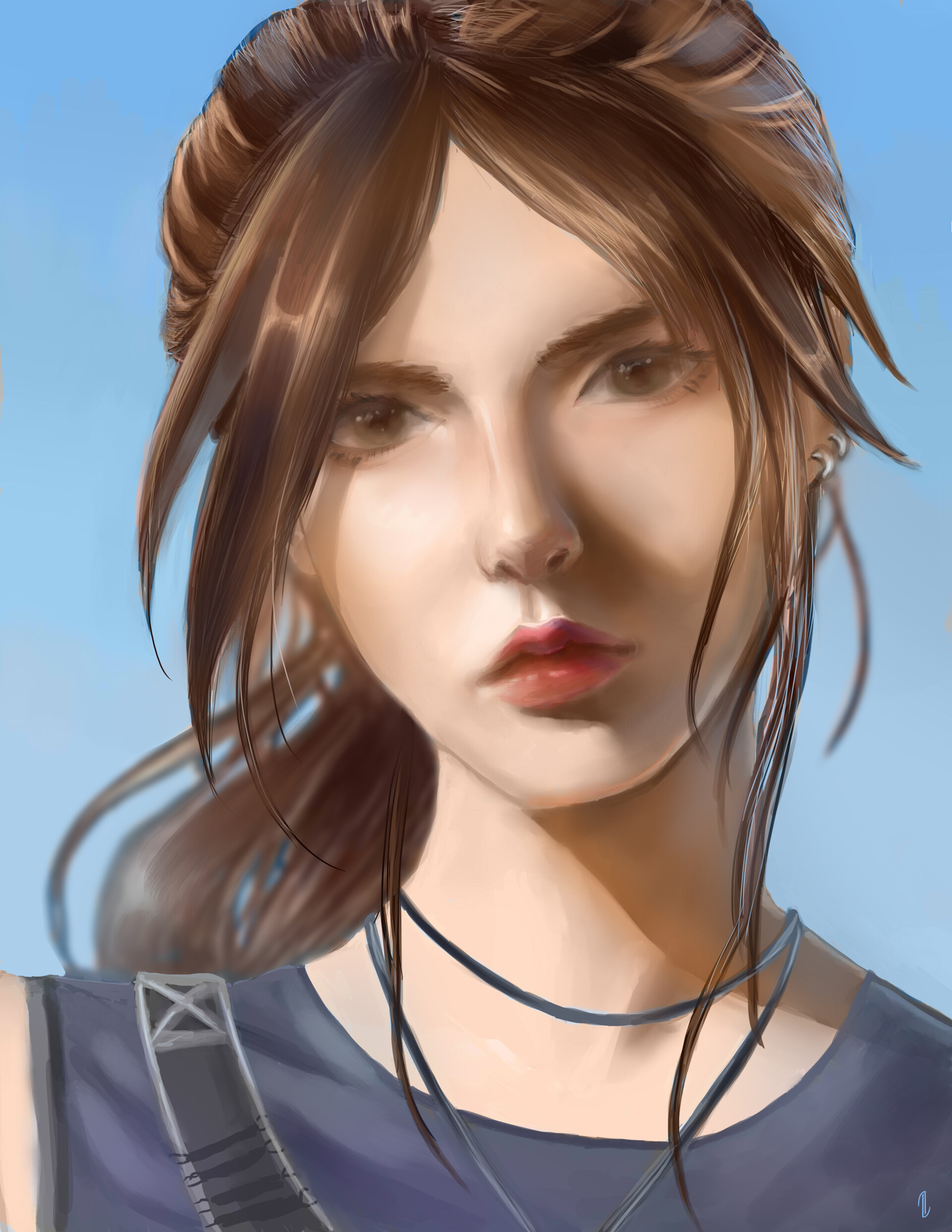 ArtStation - Lara Croft - Drawing Practice