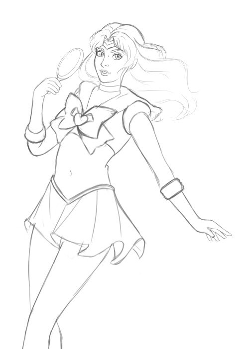 sailor neptune coloring pages