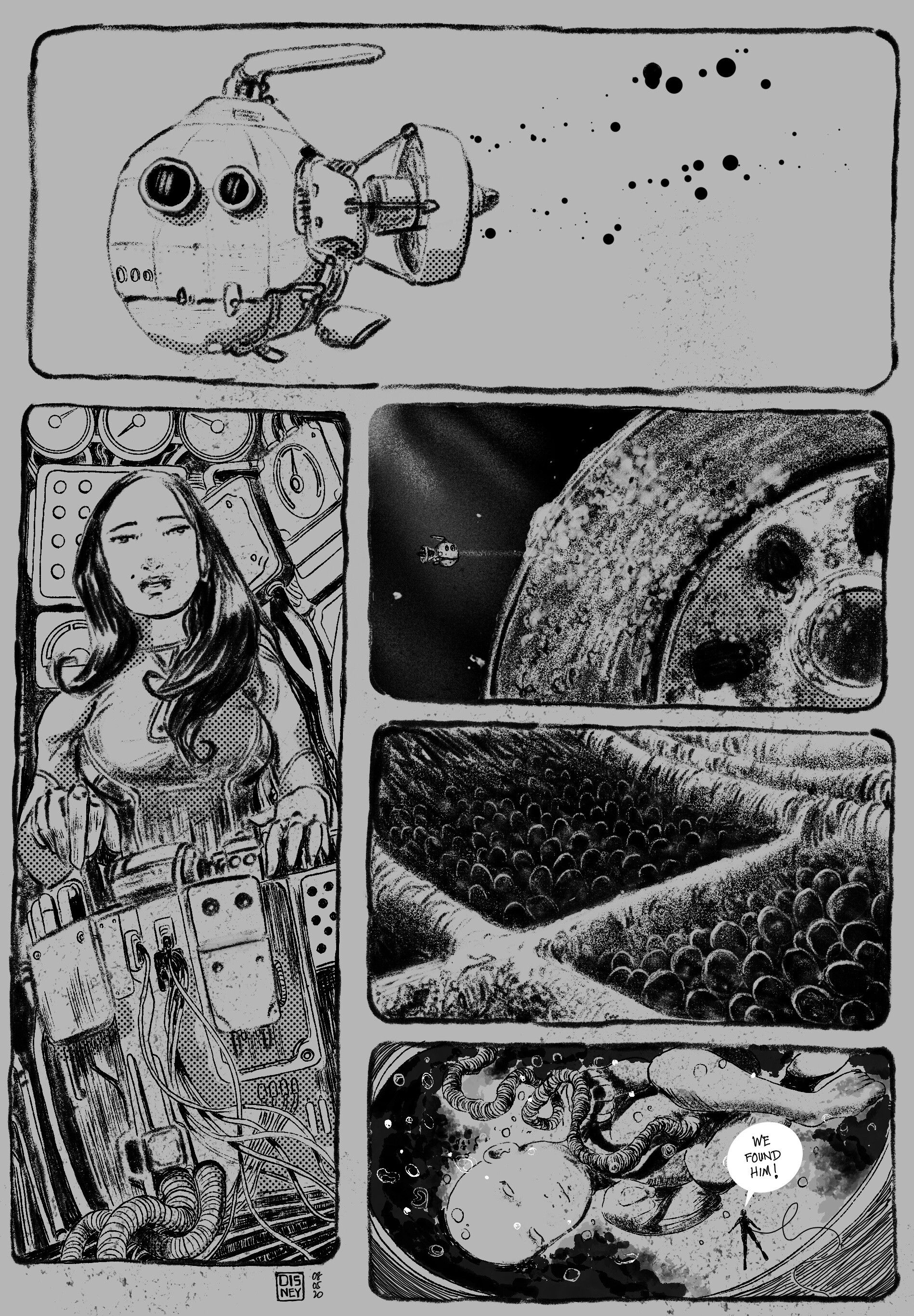 Disney Patterson - Comic page