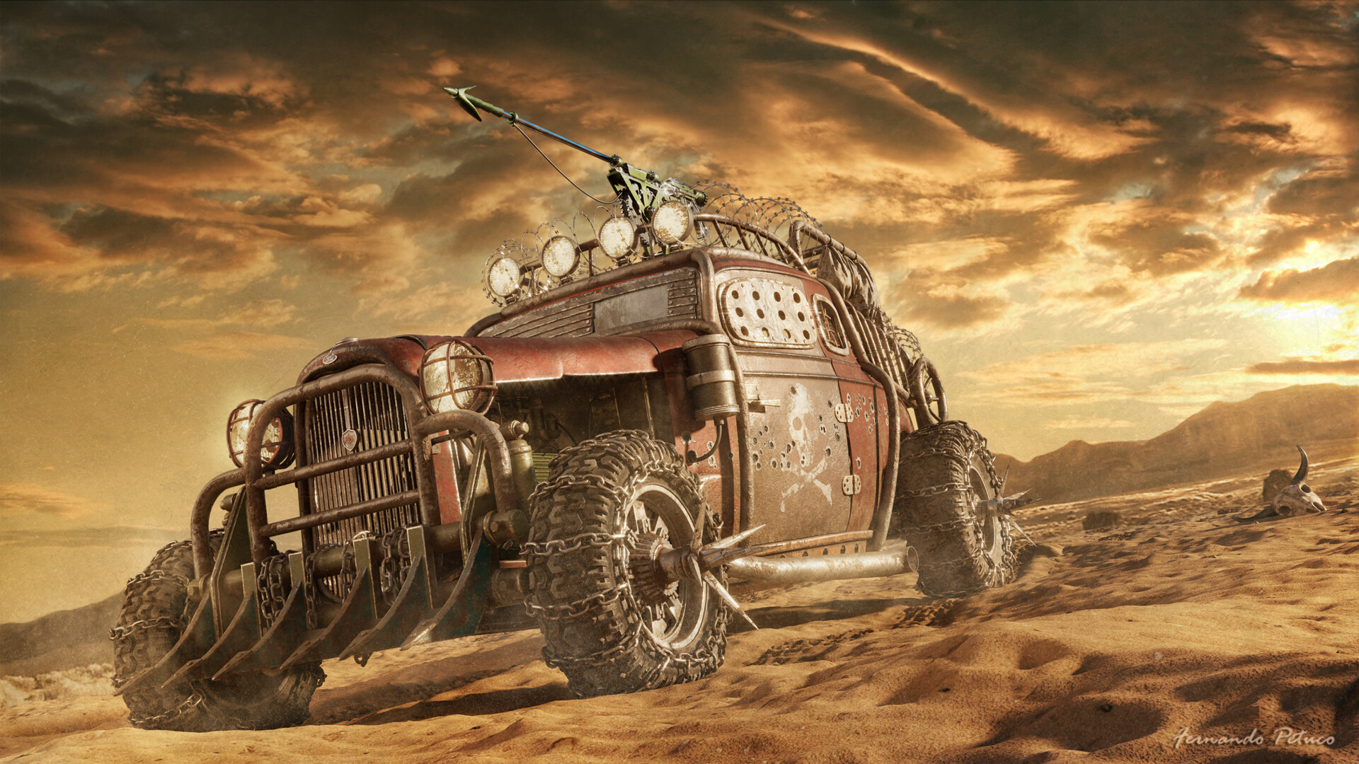 ArtStation - Post Apocalyptic Car