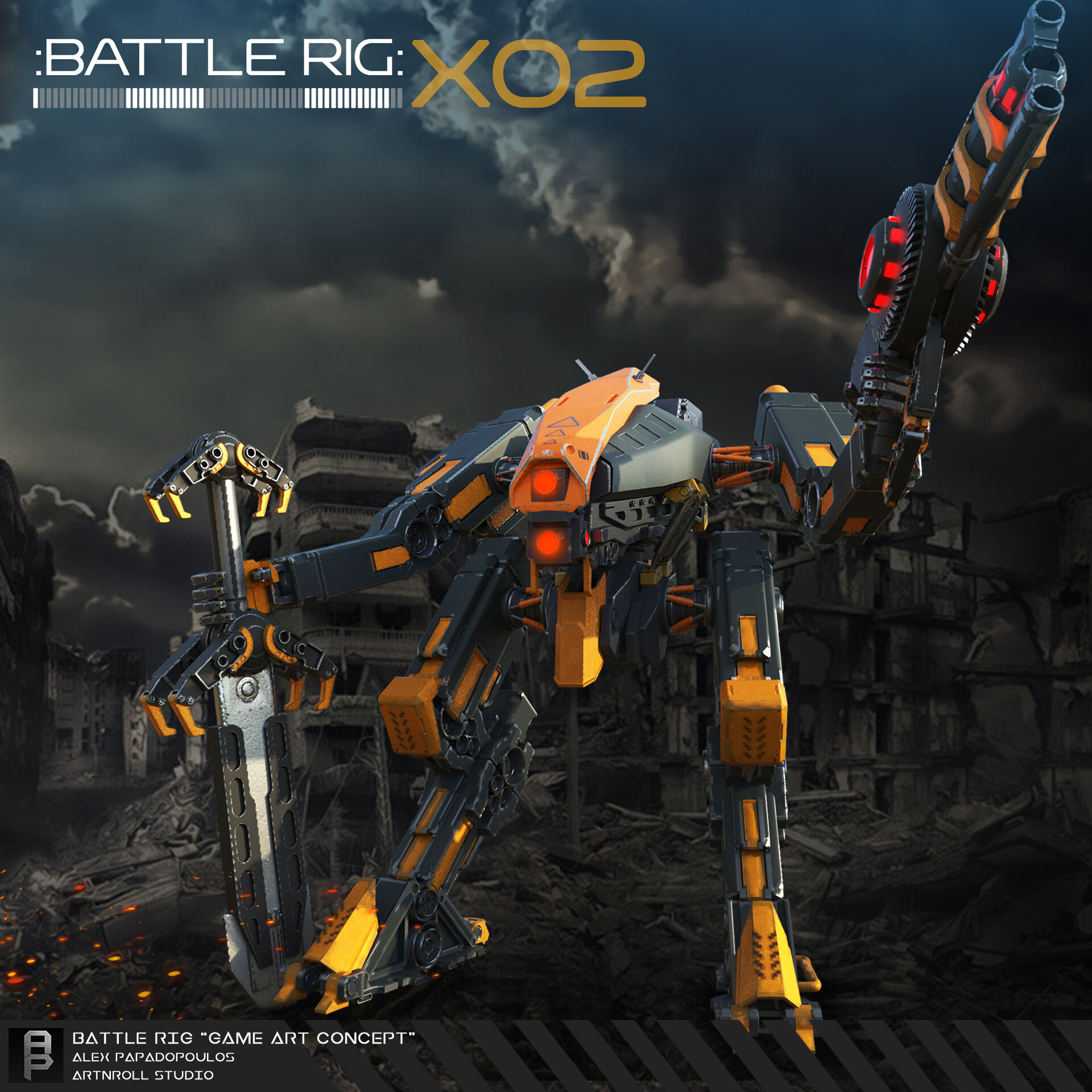 ArtStation - BATTLE RIG XO2